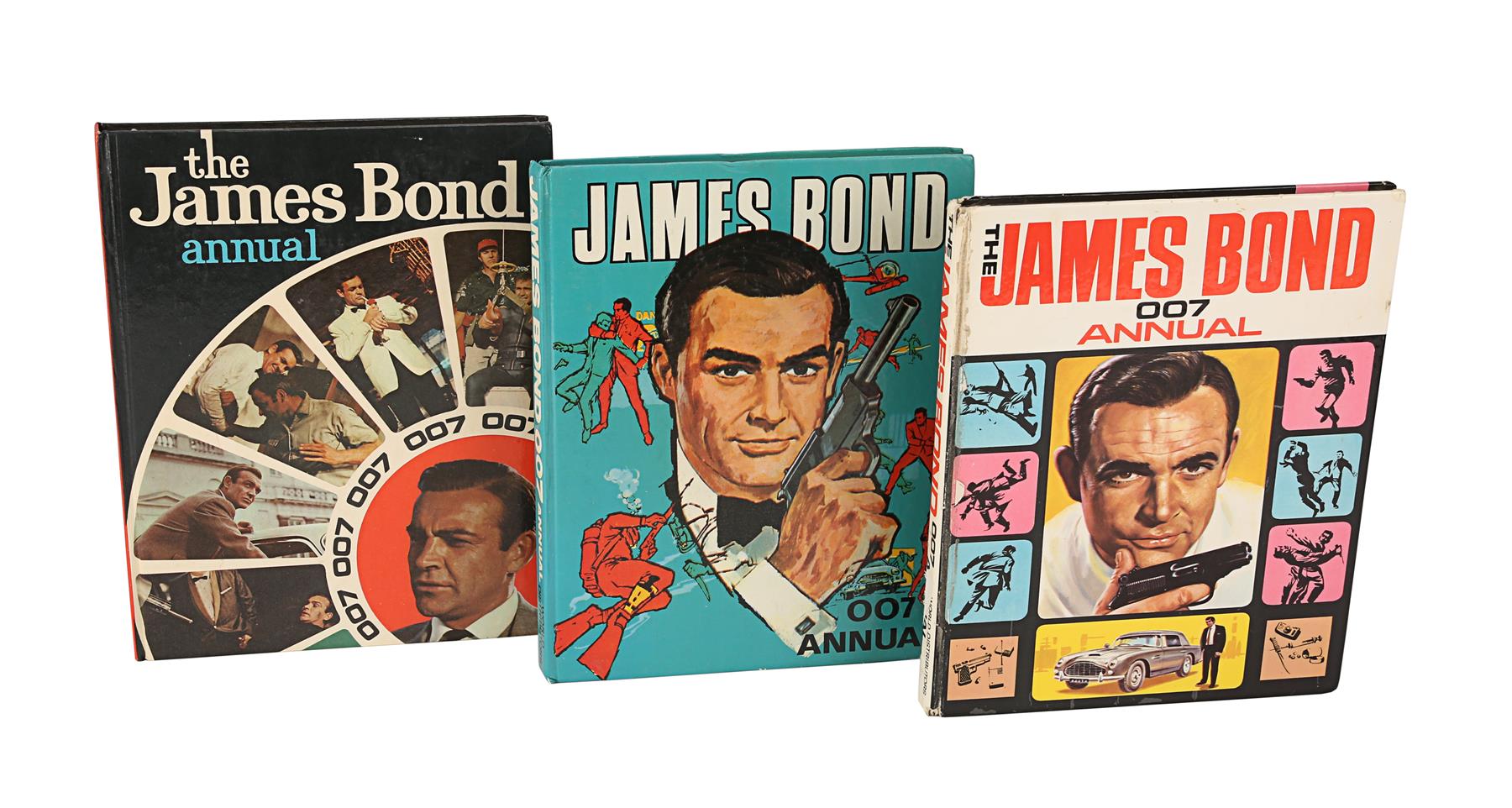 30 James Bond Books, Annuals etc. (1960-2017), including "For Your Eyes ...
