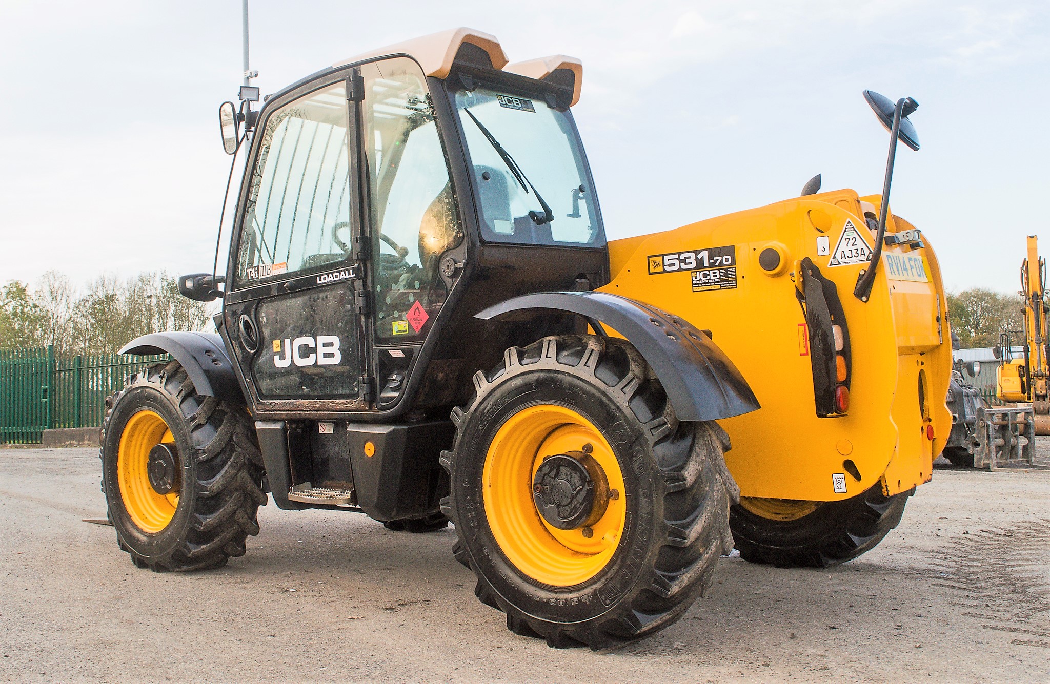 JCB 531-70 7 metre telescopic handler Year: 2014 S/N: 2337067 Recorded ...