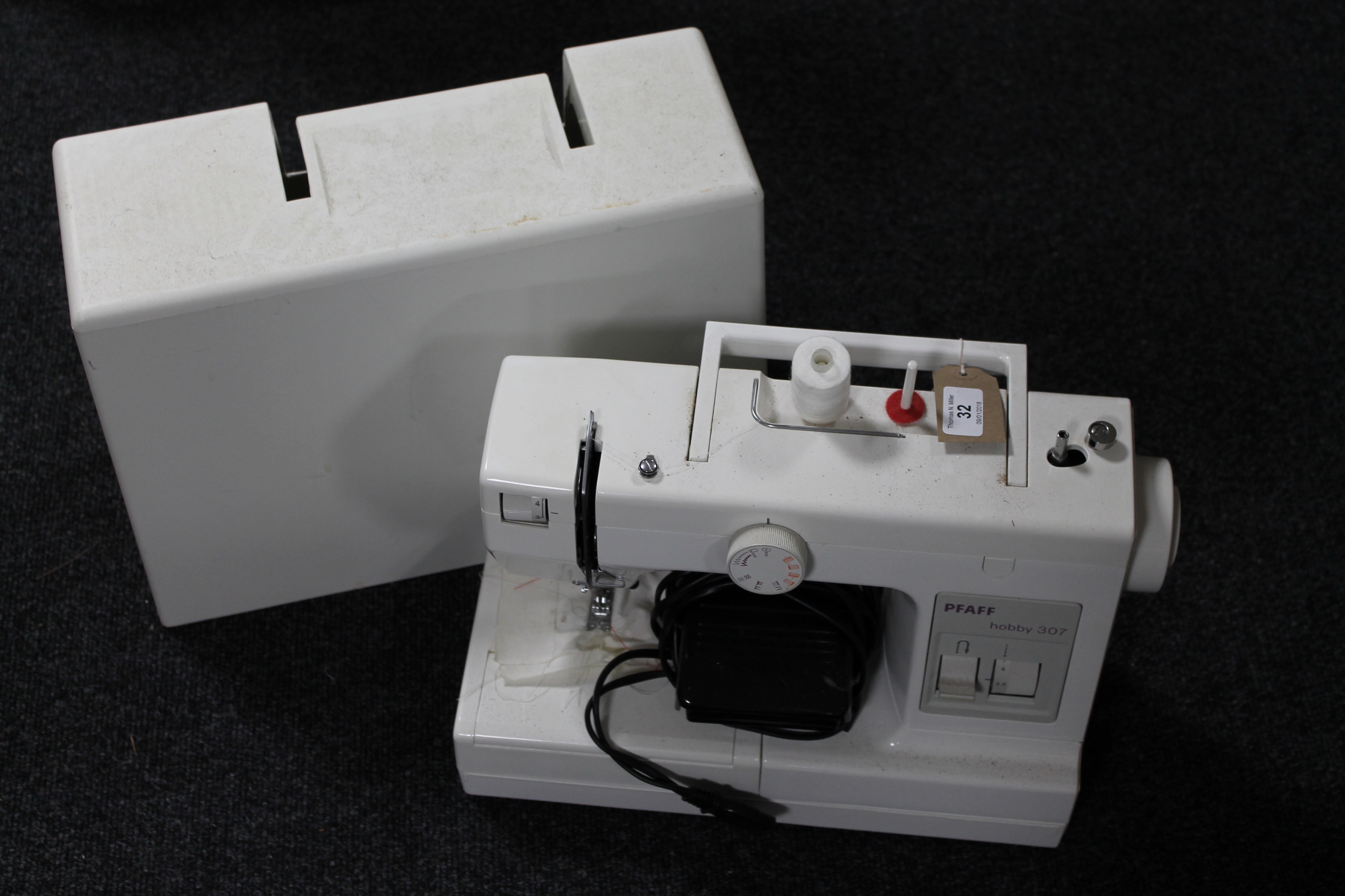 A Pfaff hobby 307 electric sewing machine