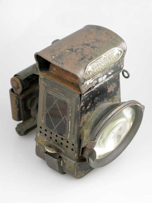 A circa 1891 Lucas & Sons ‘Holophote’ Safety Bicycle Lamp. A second ...