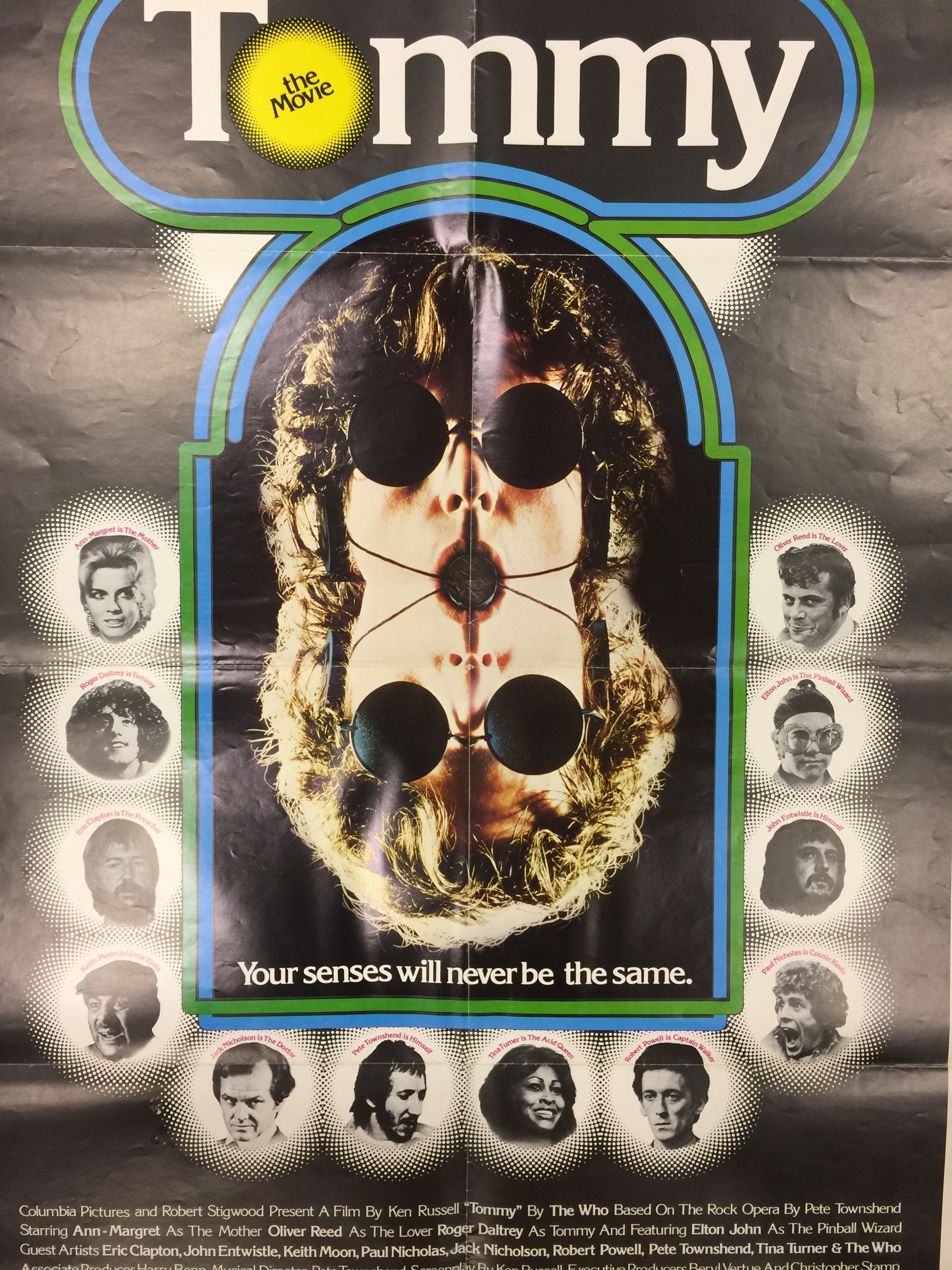 THE WHO TOMMY ORIGINAL POSTER - Fantastic UK quad (30"x40") sized ...