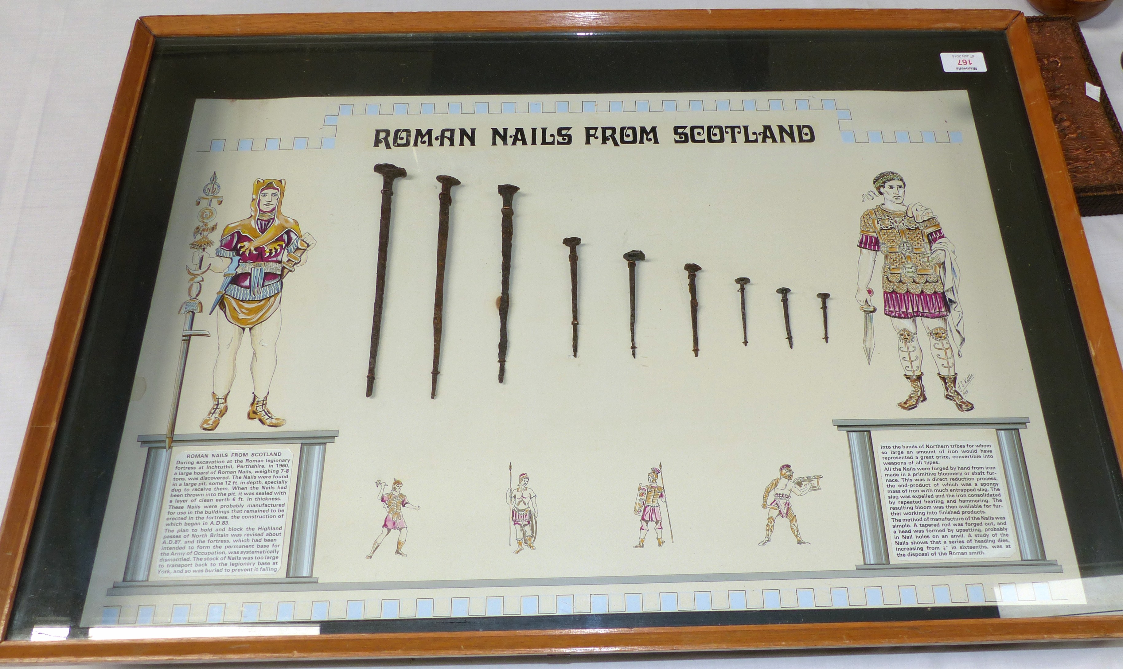 A collection of Roman nails from an excavation at Inchtuthil ...