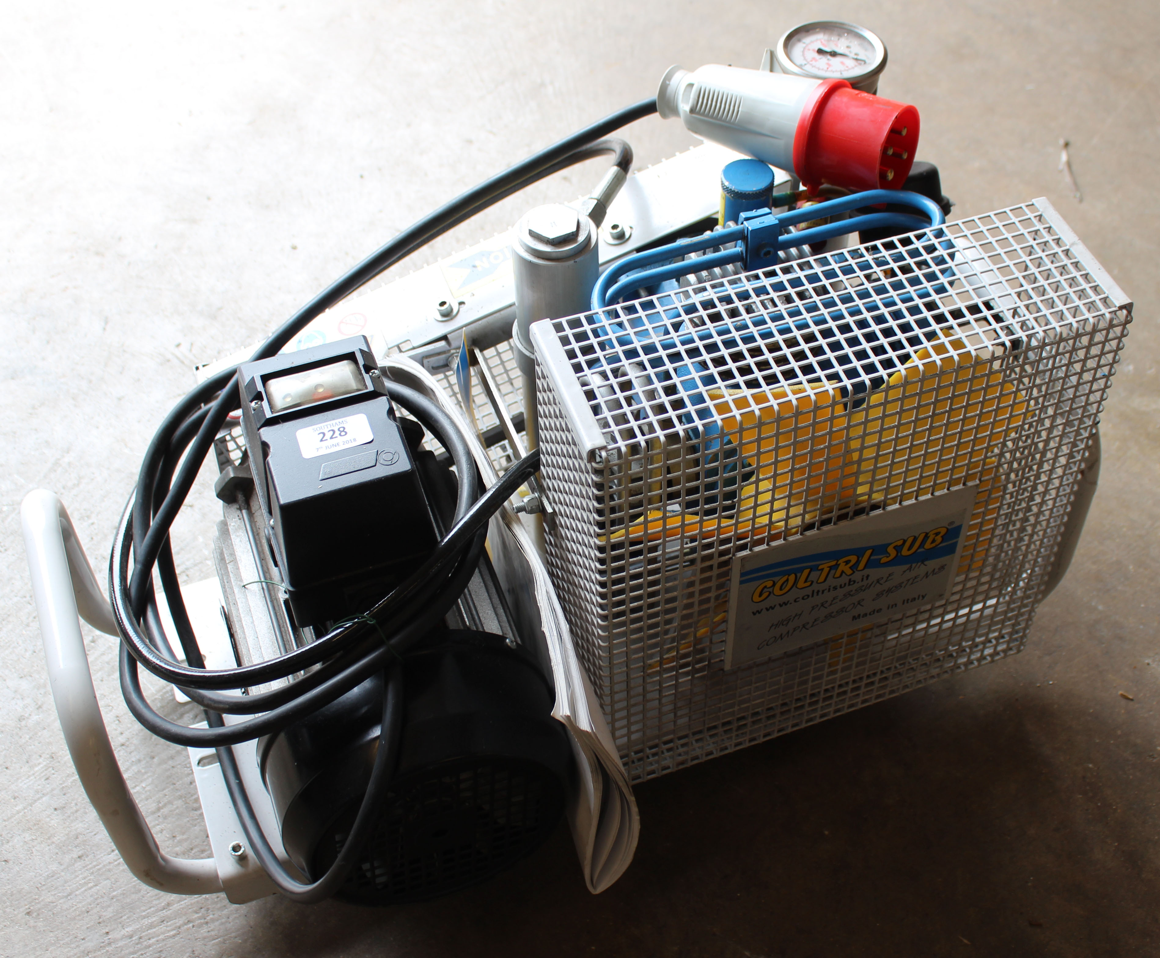 Coltri Sub MCH-6 3 phase high pressure air compressor, year 2008, with ...