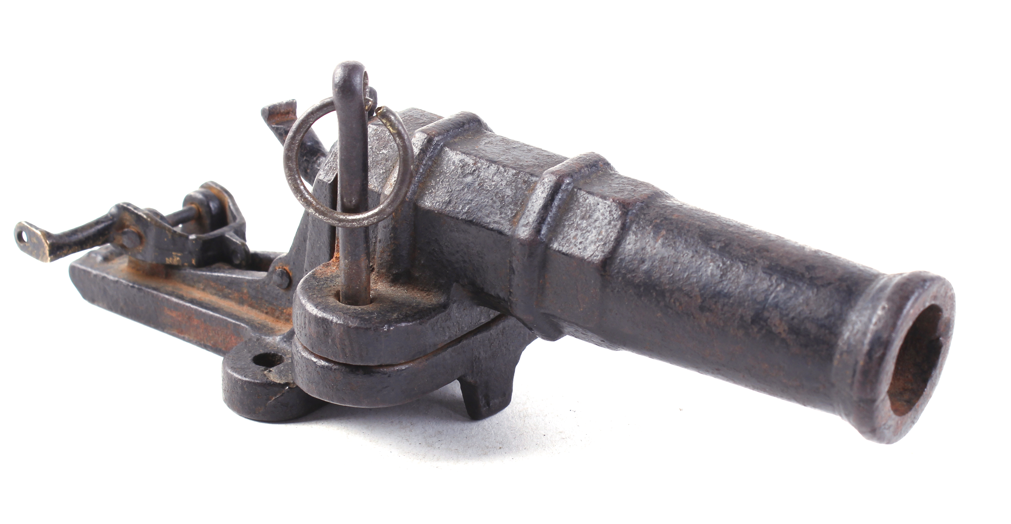 S5 WW1 'Depose' trench alarm signal cannon, 4¾ ins part octagonal ...