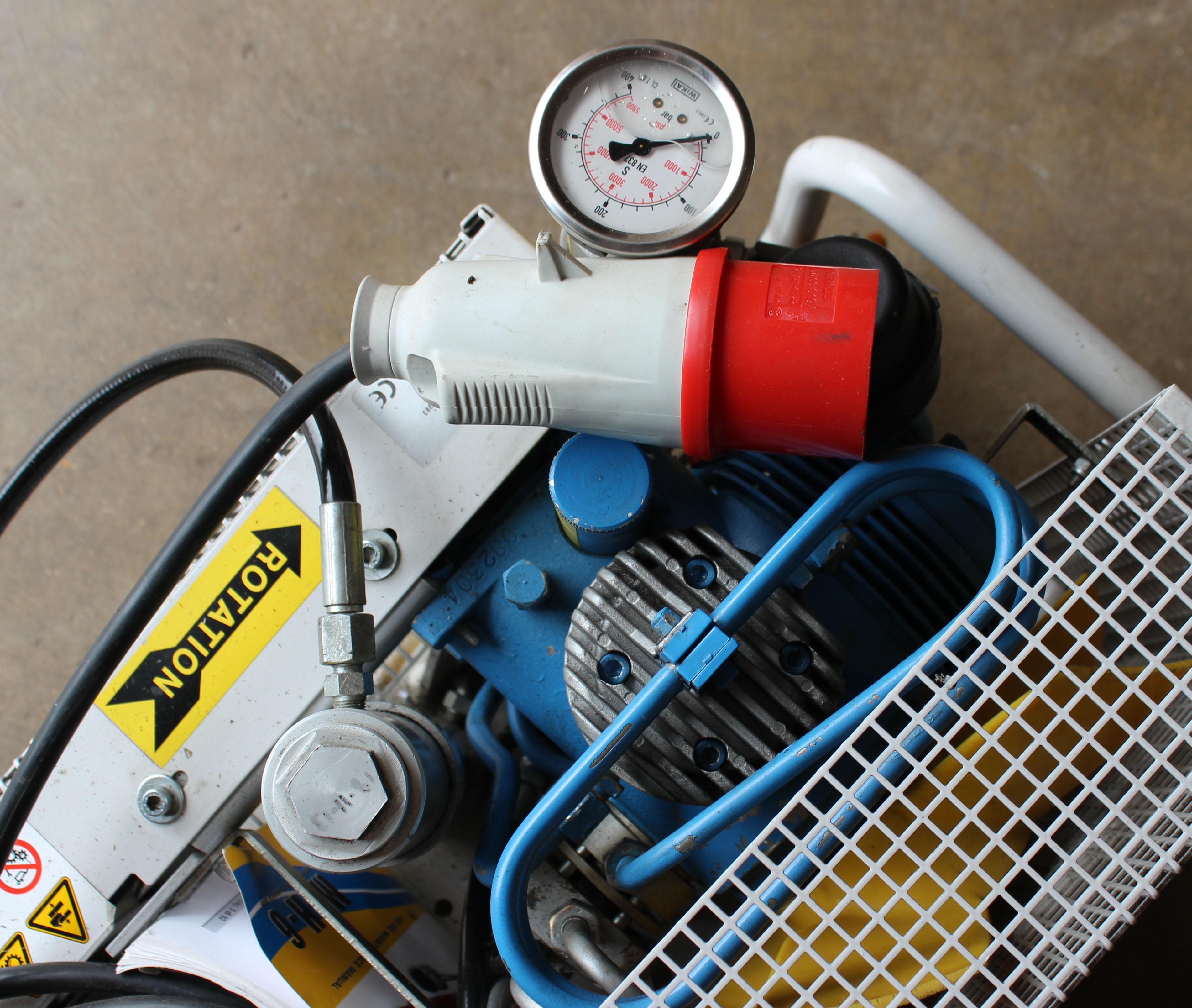 Coltri Sub MCH-6 3 phase high pressure air compressor, year 2008, with ...