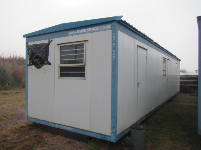 12 Meter Office Container . Qty - 1. Comments - Kwik Space - Fair Condition