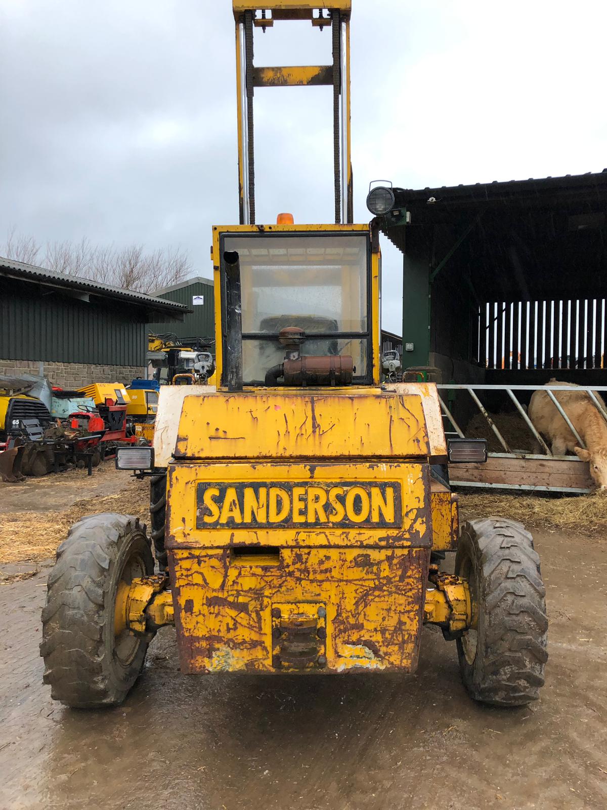 DA - SANDERSON PLANTMAN 264 ROUGH TERRAIN FORKLIFT *NO VAT* NOMINAL ...