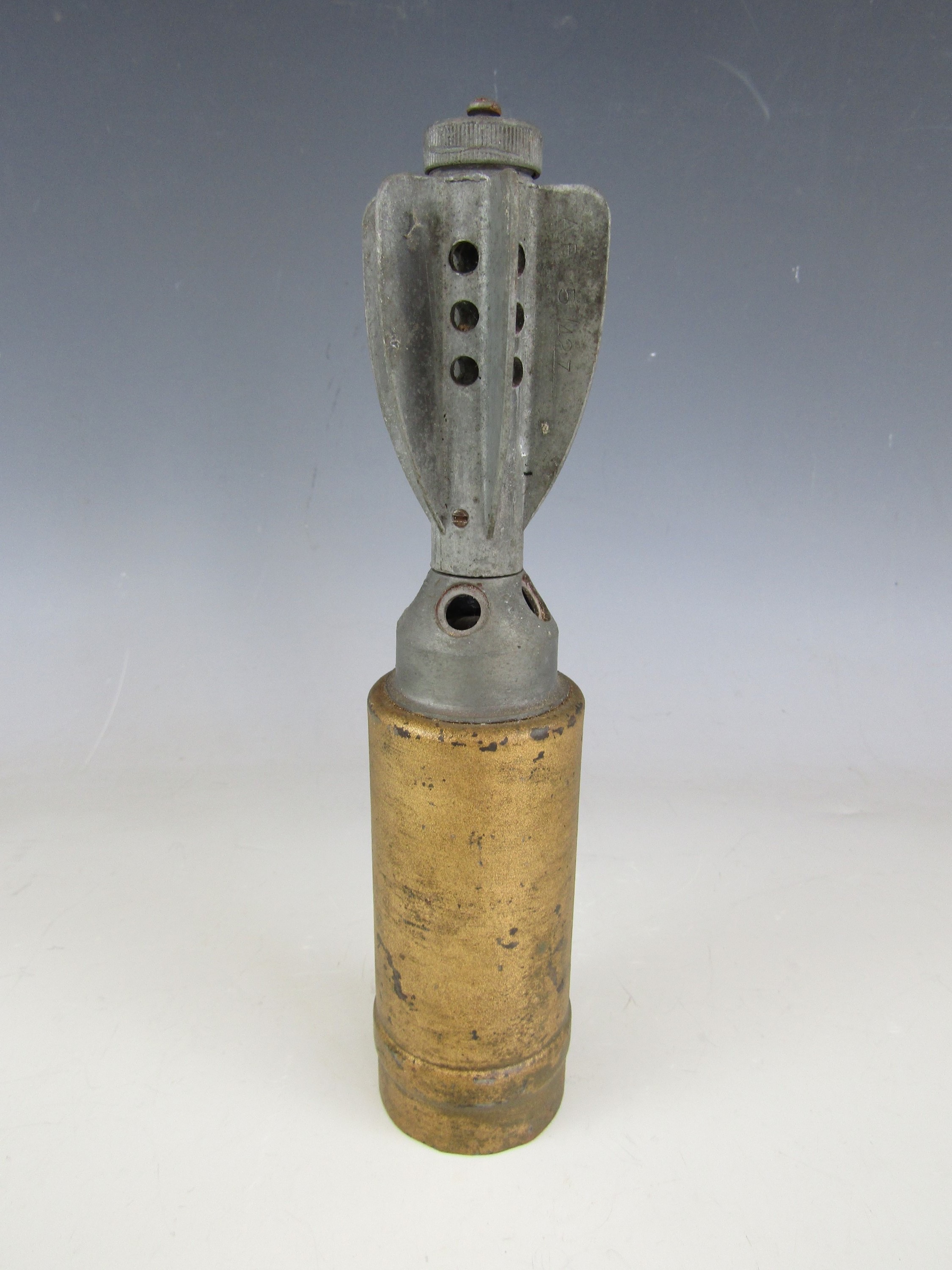 A Second World War inert 2" mortar shell
