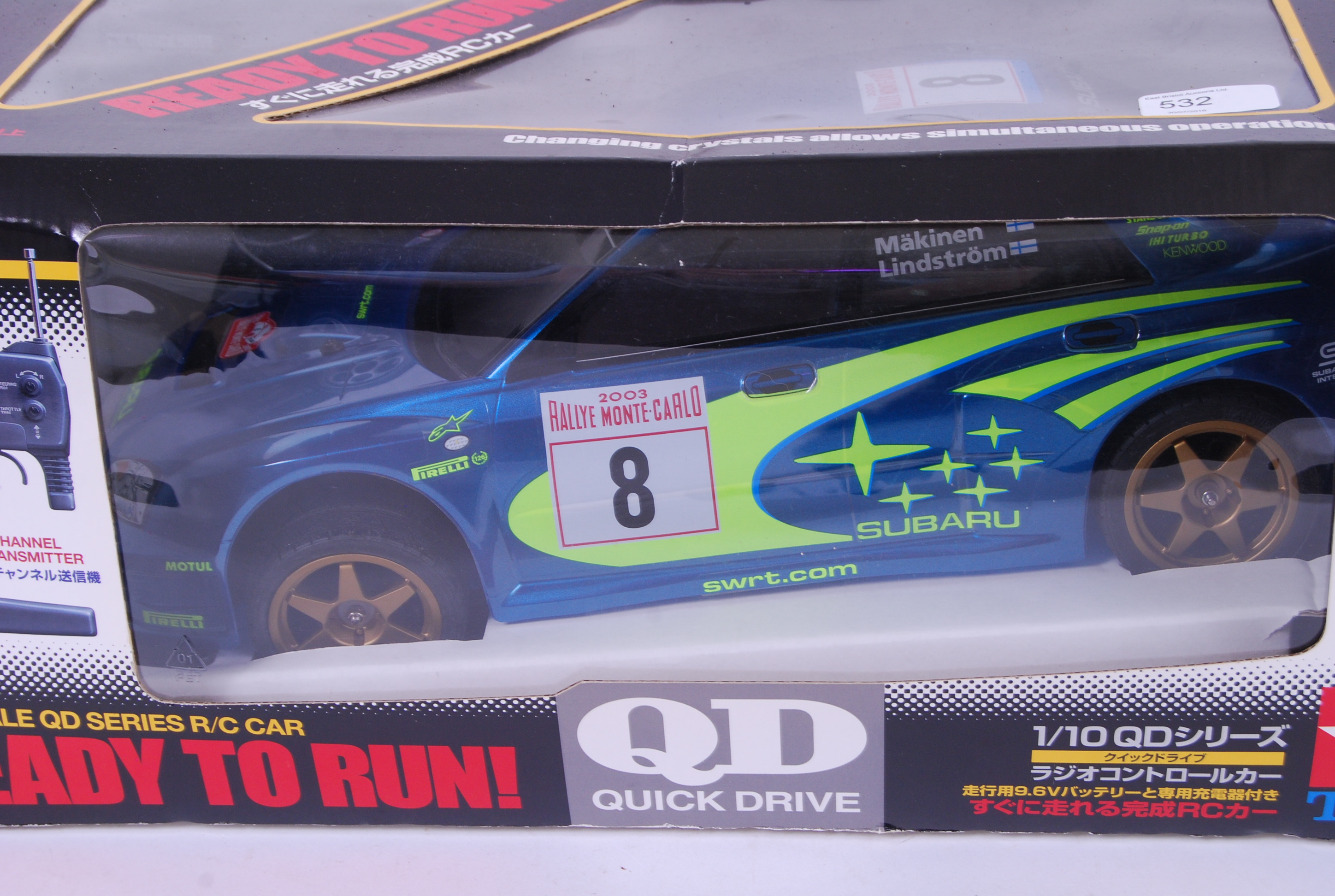 TAMIYA: A Tamiya ' Quick Drive ' 1:10 scale Subaru Impreza WRC. Within ...