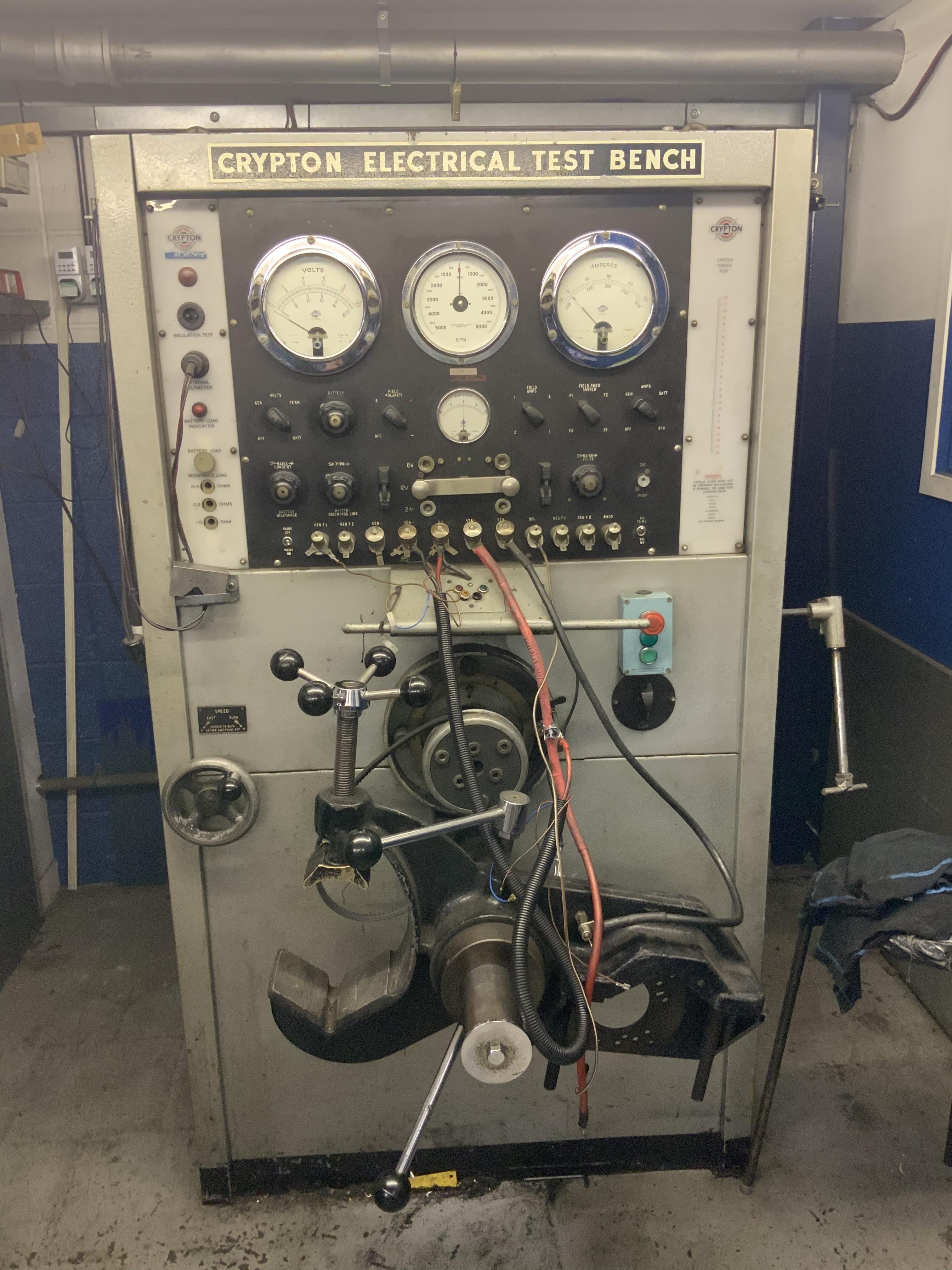 Crypton Starter Motor and Dynamo Electrical Test Bench (Please Note ...