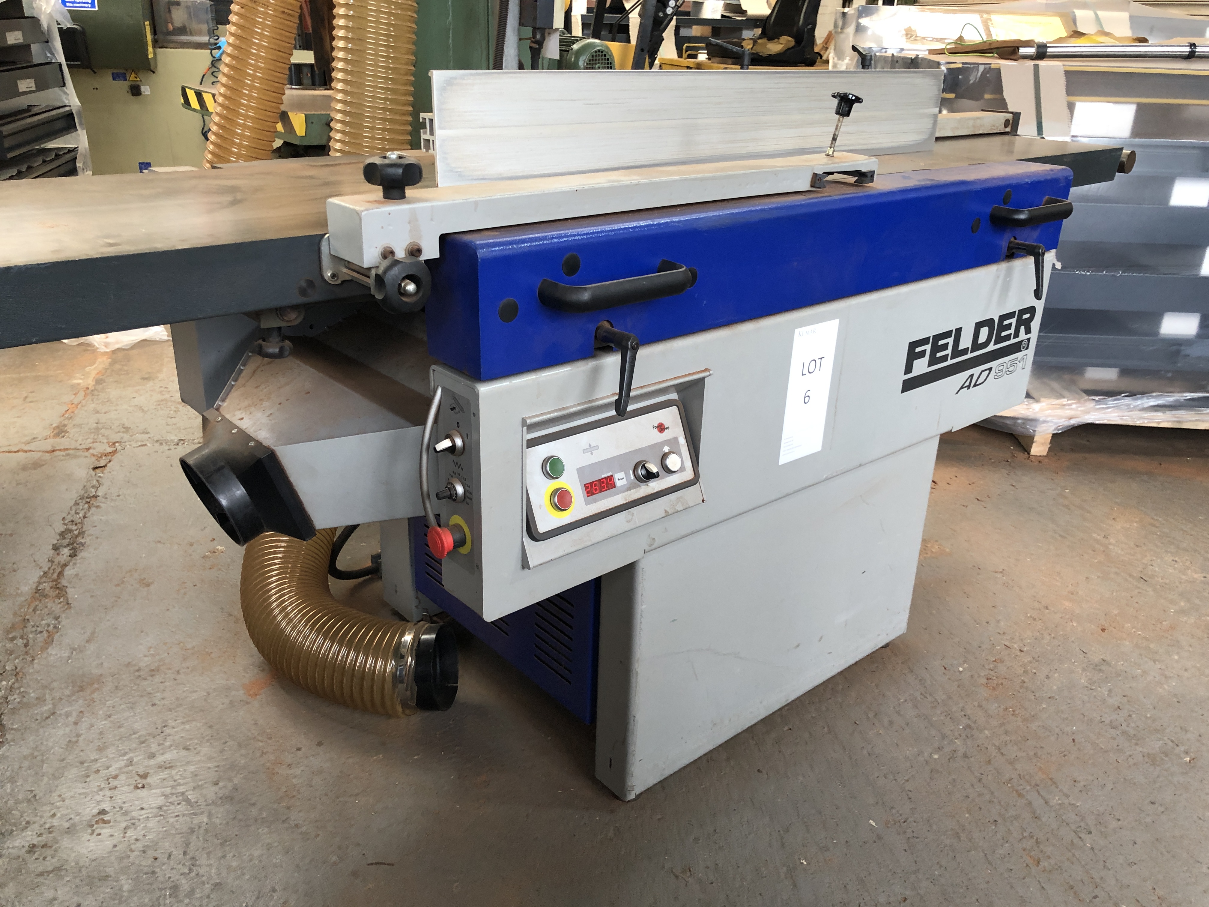 Felder AD951 Planer Thicknesser Serial No: 43001 29305 (2005) 3 phase ...