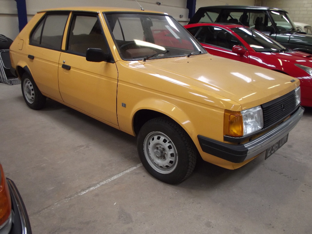 A 1981 Chrysler Talbot Horizon 1.3 GL, orange. With one owner and 318 ...