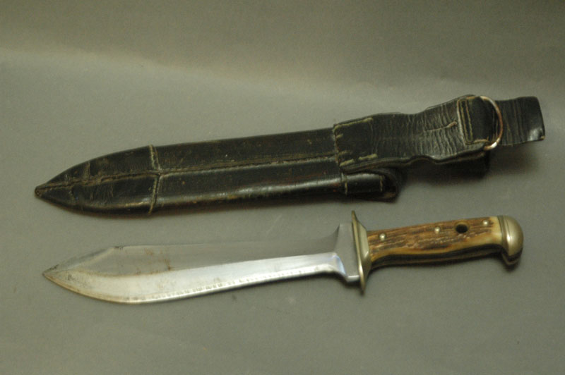 Vintage Puma Waidblatt knife, blade stamped 3588, the crossguard ...