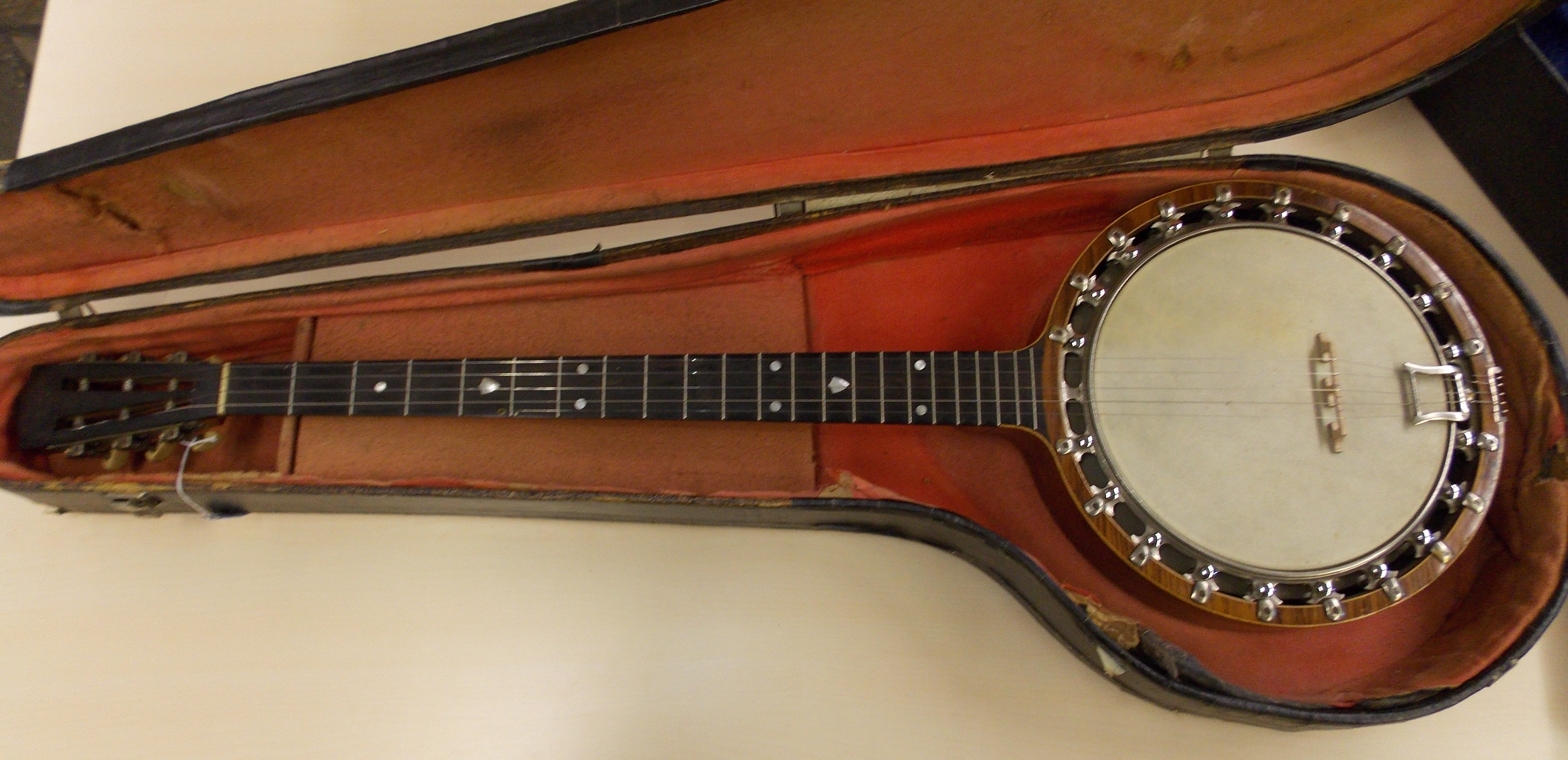 ROSEWOOD 'THE NEW WINDSOR' ZITHER BANJO BY A.O. WINDSOR OF BIRMINGHAM ...