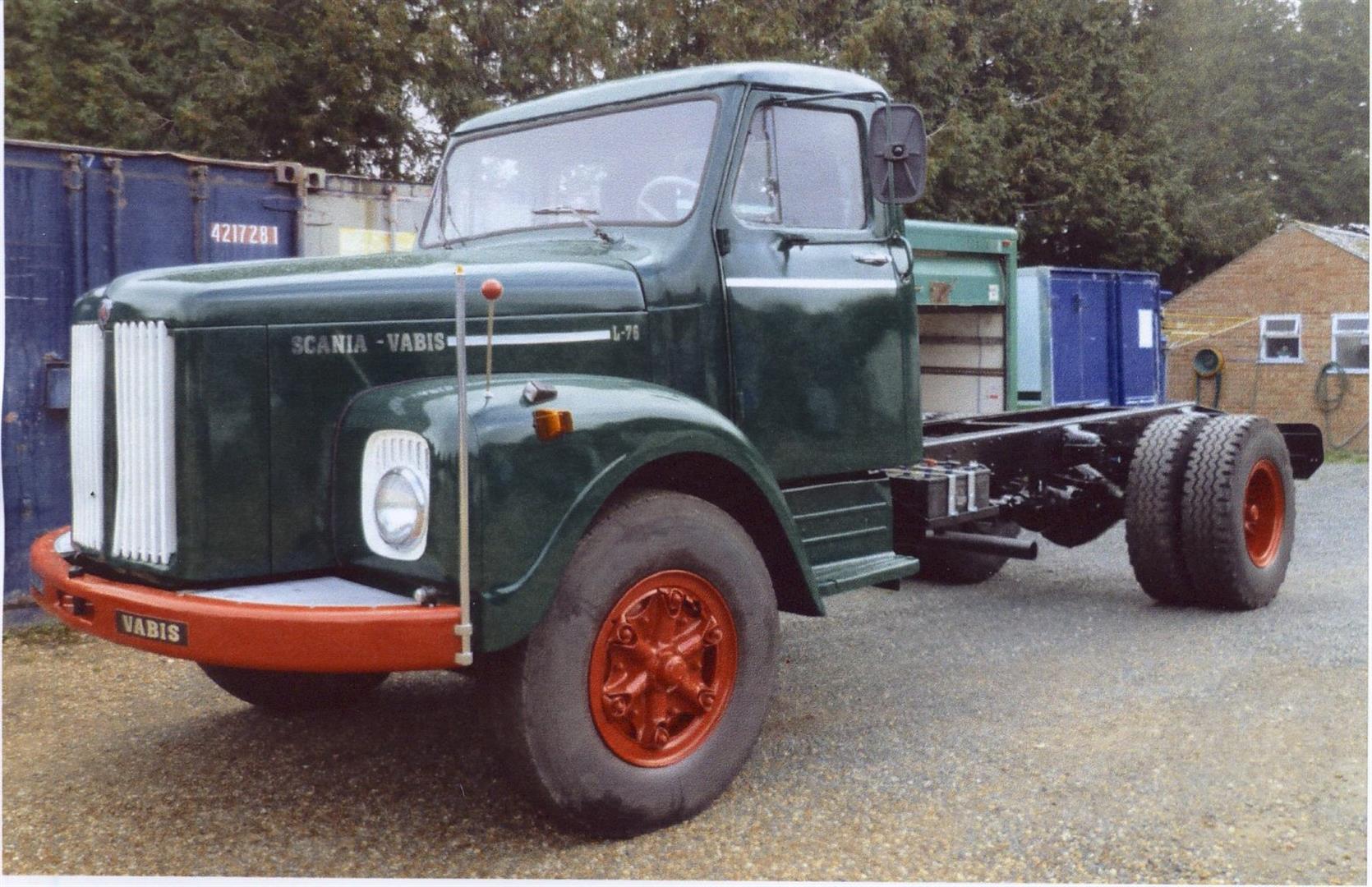 1967 Scania Vabis L76 Chassis cab Lorry Reg. No. N/A Chassis No. 435789 ...