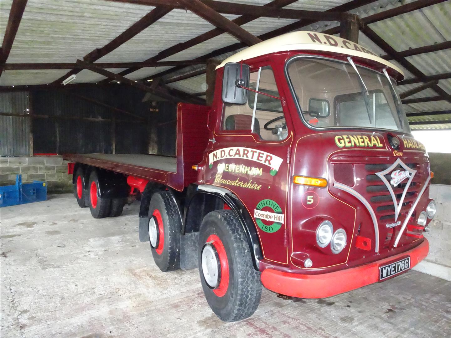 1969 Foden S36 8 x 4 Flatbed Reg. No. WYE 176G Chassis No. 67308 A ...