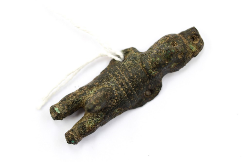 Roman Bronze Figurine of Priapus. A small figurine of Priapus, the ...