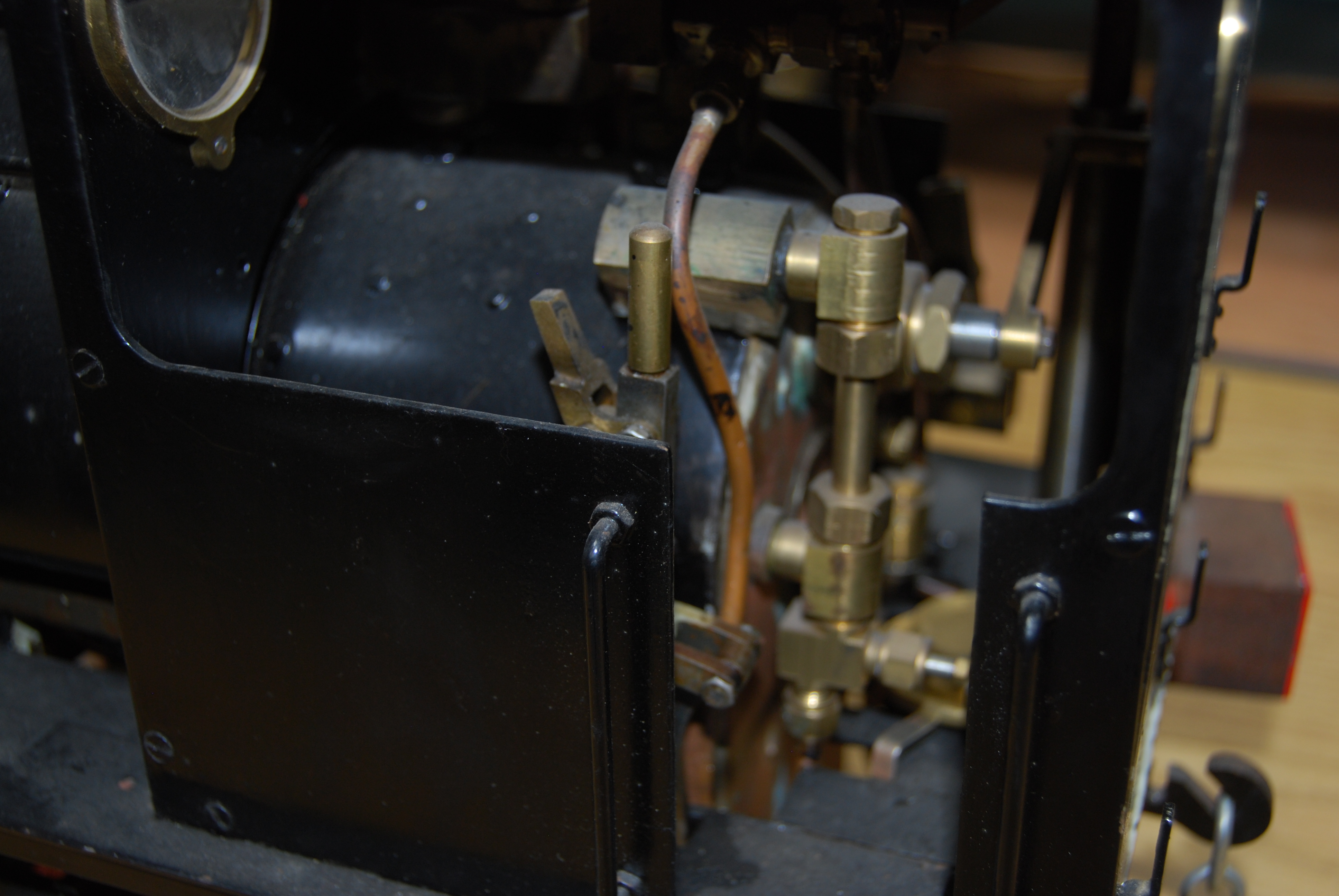 A 5" gauge live steam coal fired 0-4-0 saddle tank locomotive finished ...