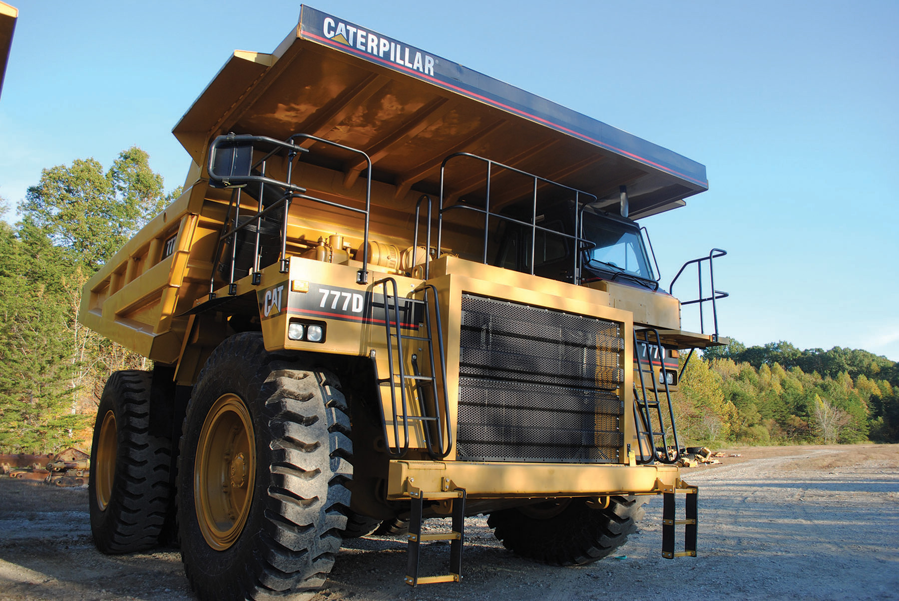 CATERPILLAR 777D ROCK TRUCK, RETARDER, 3508B ENGINE, 77,500 HOURS, PIN ...
