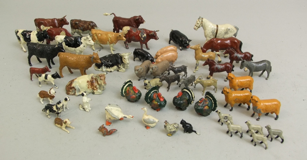 Collection of W Britains farm animals