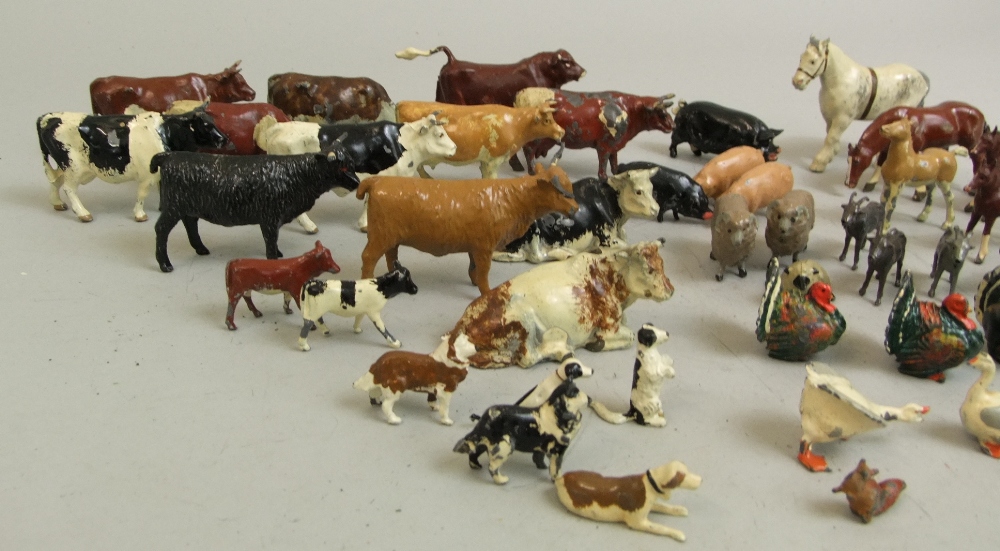 Collection of W Britains farm animals