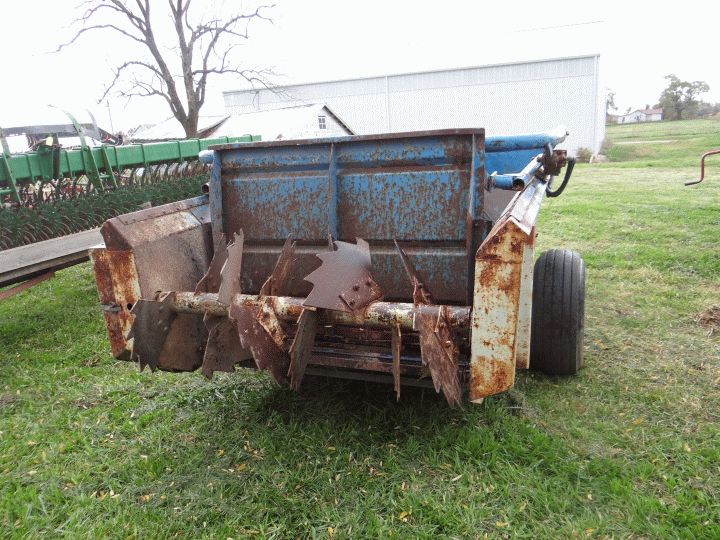 Big Blue Manure Spreader