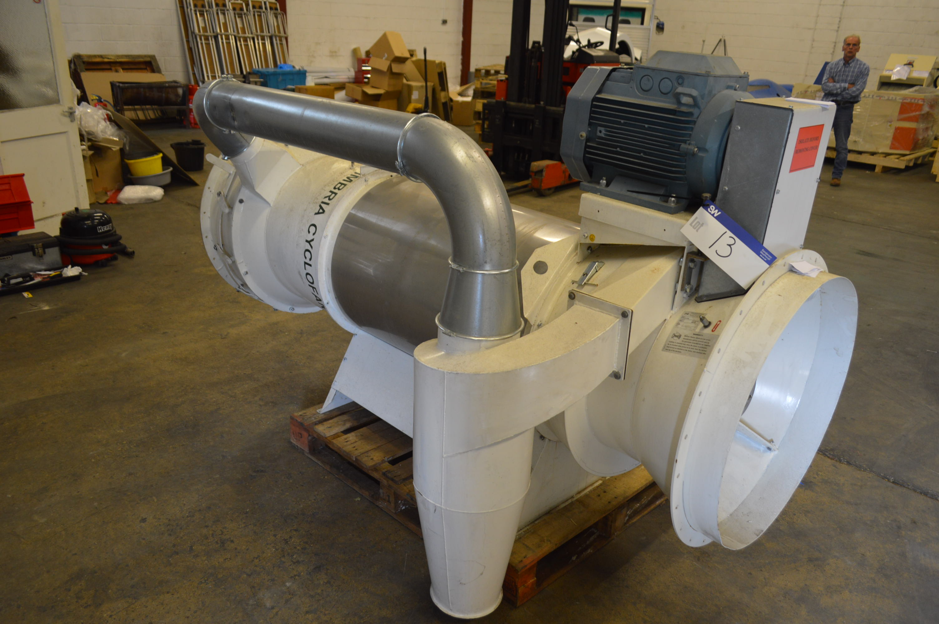 Cimbria CF615-1112 PART STAINLESS STEEL CASED CYCLOFAN, serial no ...