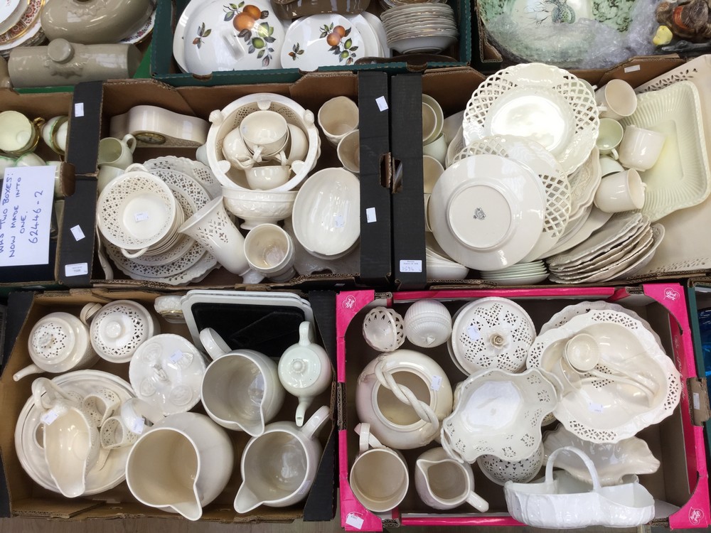 Royal Hartley Green Leeds Pottery, Leeds ware Royal Creamware Part ...