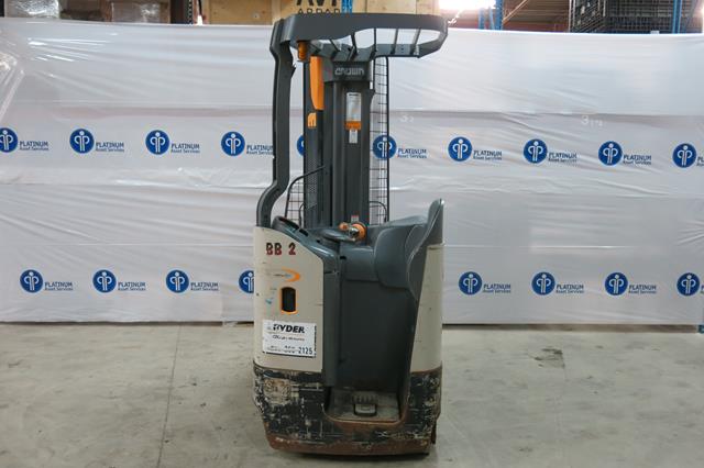 CROWN, RMD6025-32, 3,200 LBS., 36V, BATTERY POWERED REACH TRUCK WITH ...