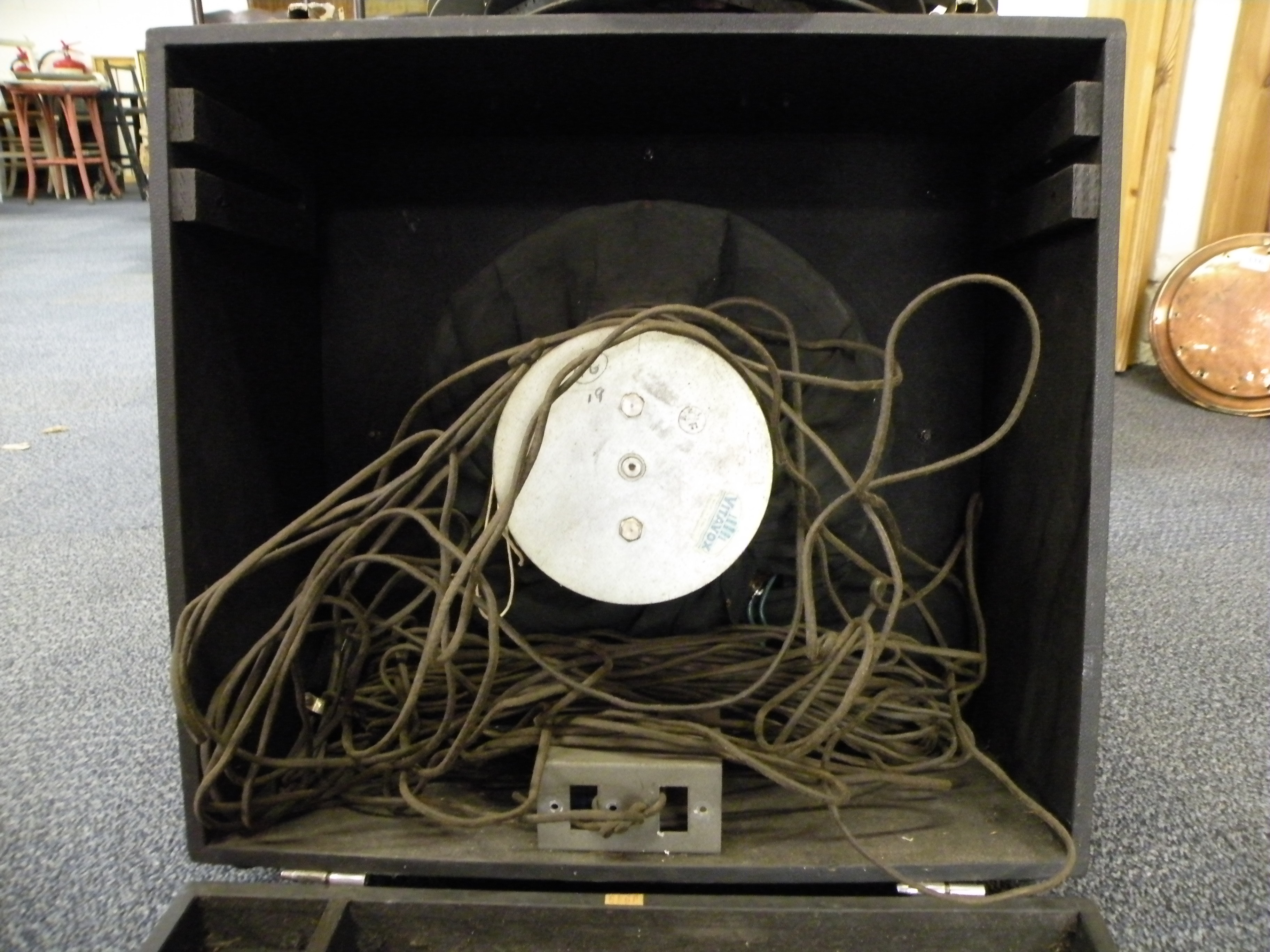 An early Victor 16mm cine projector (Model number 40) and "Sound On ...