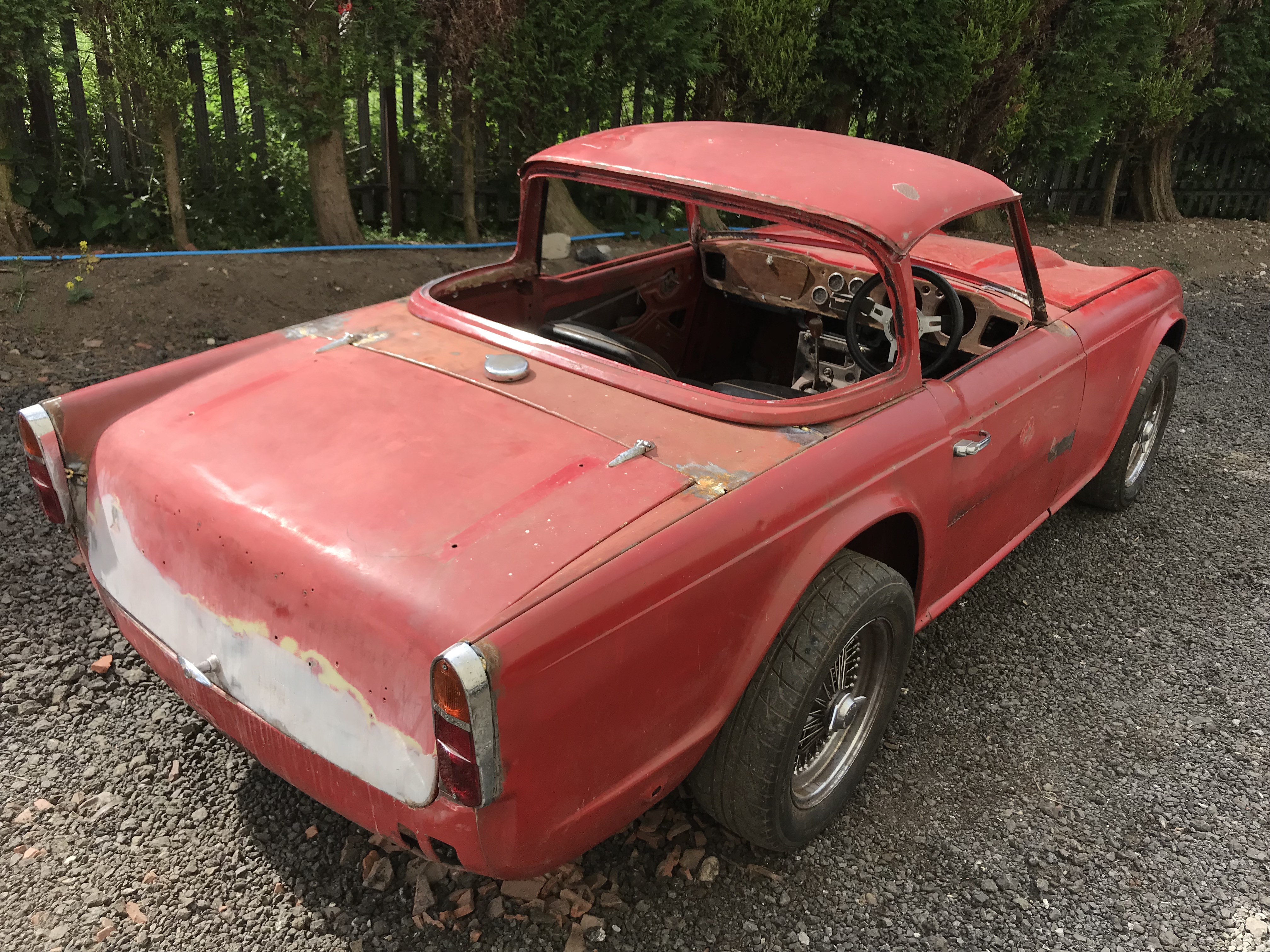 Triumph TR4 with Optional Hardtop A very solid rolling shell with lots ...