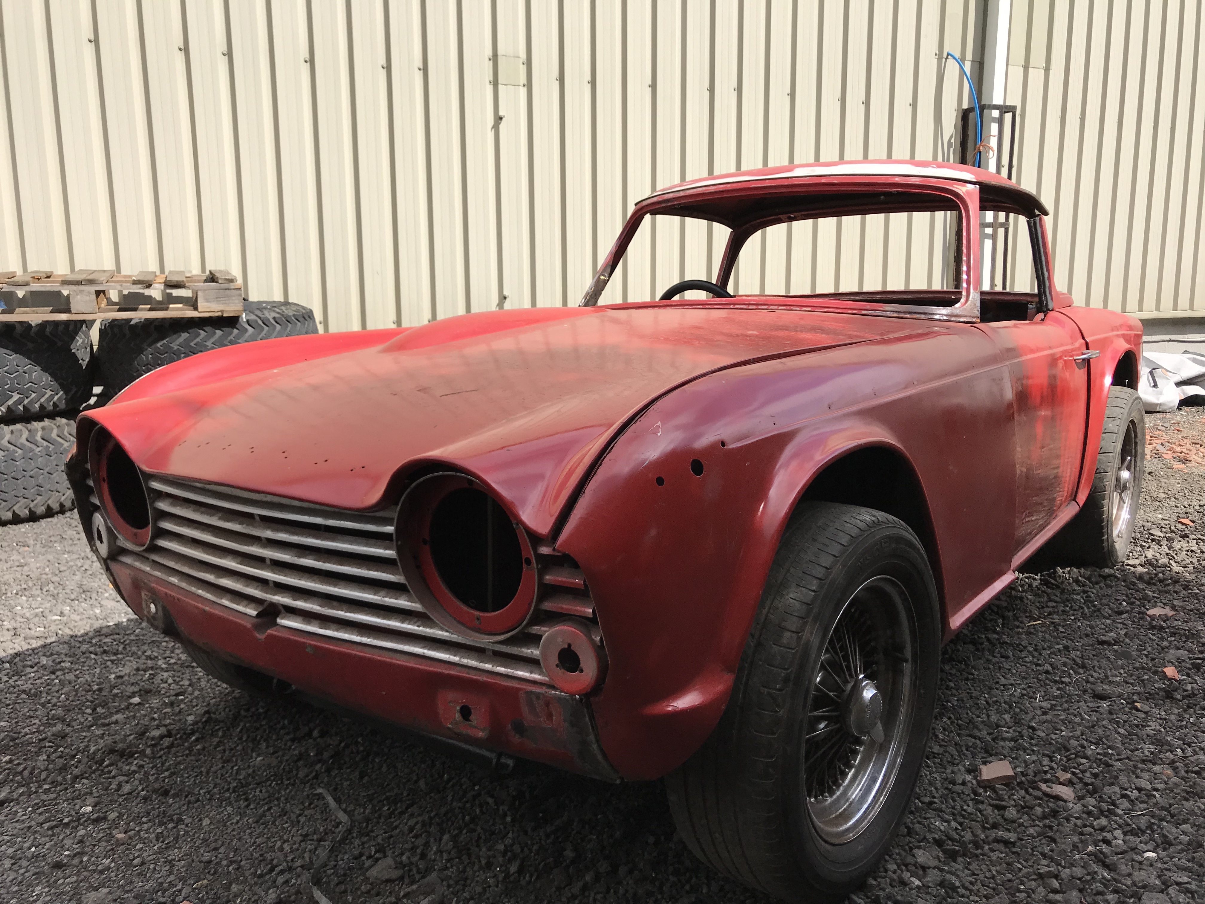 Triumph TR4 with Optional Hardtop A very solid rolling shell with lots ...