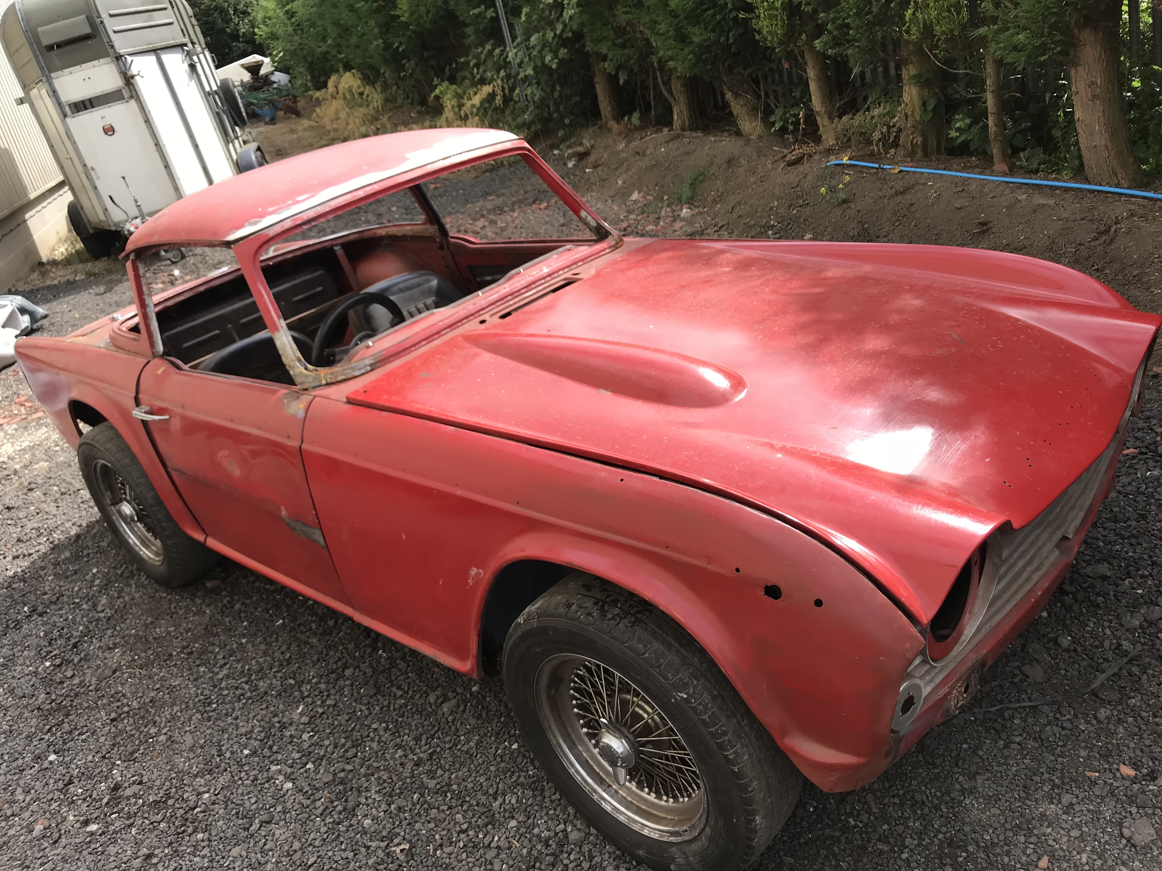 Triumph TR4 with Optional Hardtop A very solid rolling shell with lots ...