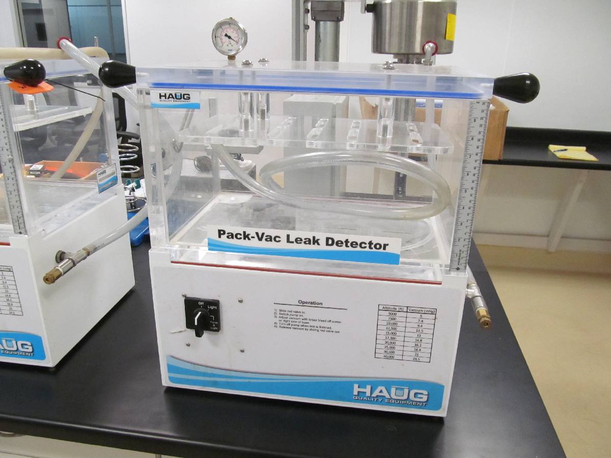 { Choice of lots: 402 } } } } } Haug Model PVEL181210 Pack-Vac Leak ...