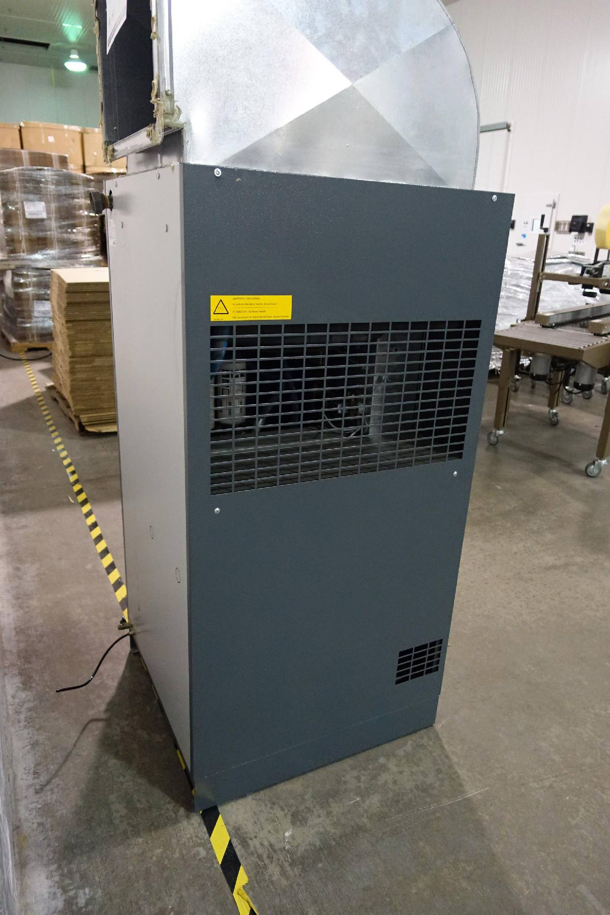 Atlas Copco Model GA22VSD+ 30-HP Rotary Screw Air Compressor, Serial ...