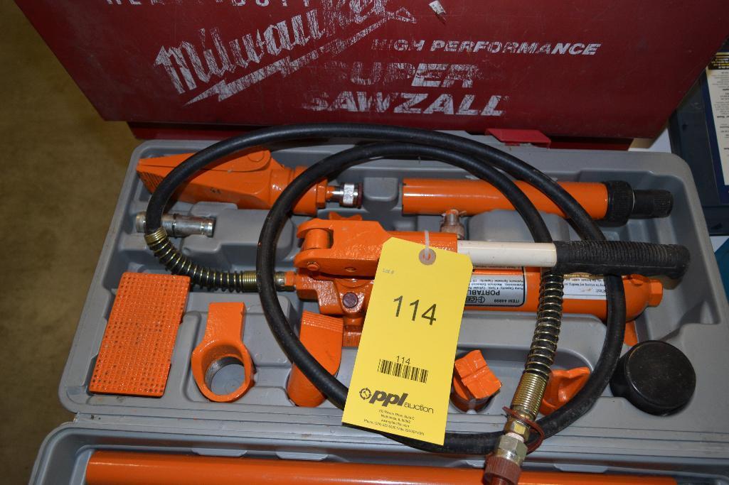 LOT: Pittsburgh Hydraulic Porta-Power, with Accessories