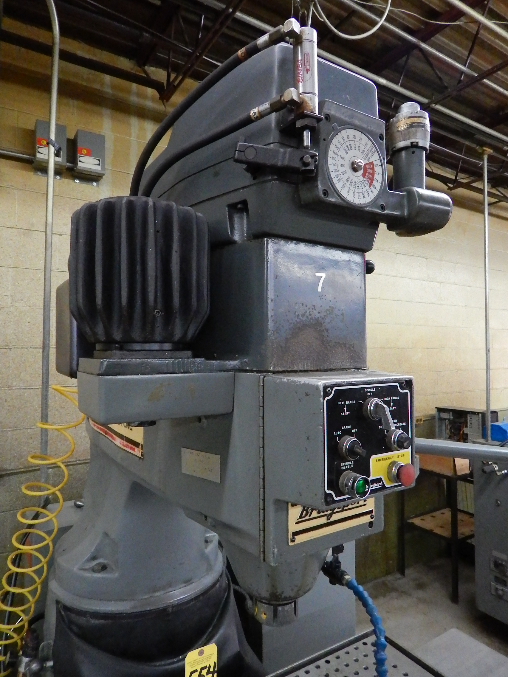 Bridgeport Series II, Ridgid Ram CNC Knee Mill, S/N 2CNC375, Bridgeport ...