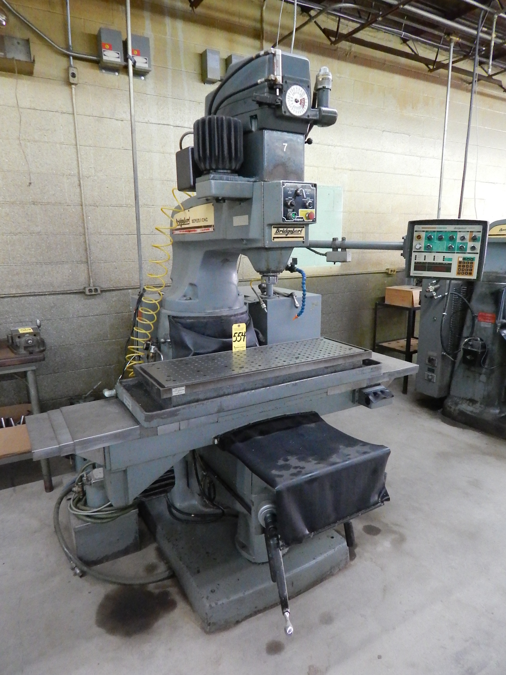 Bridgeport Series II, Ridgid Ram CNC Knee Mill, S/N 2CNC375, Bridgeport ...