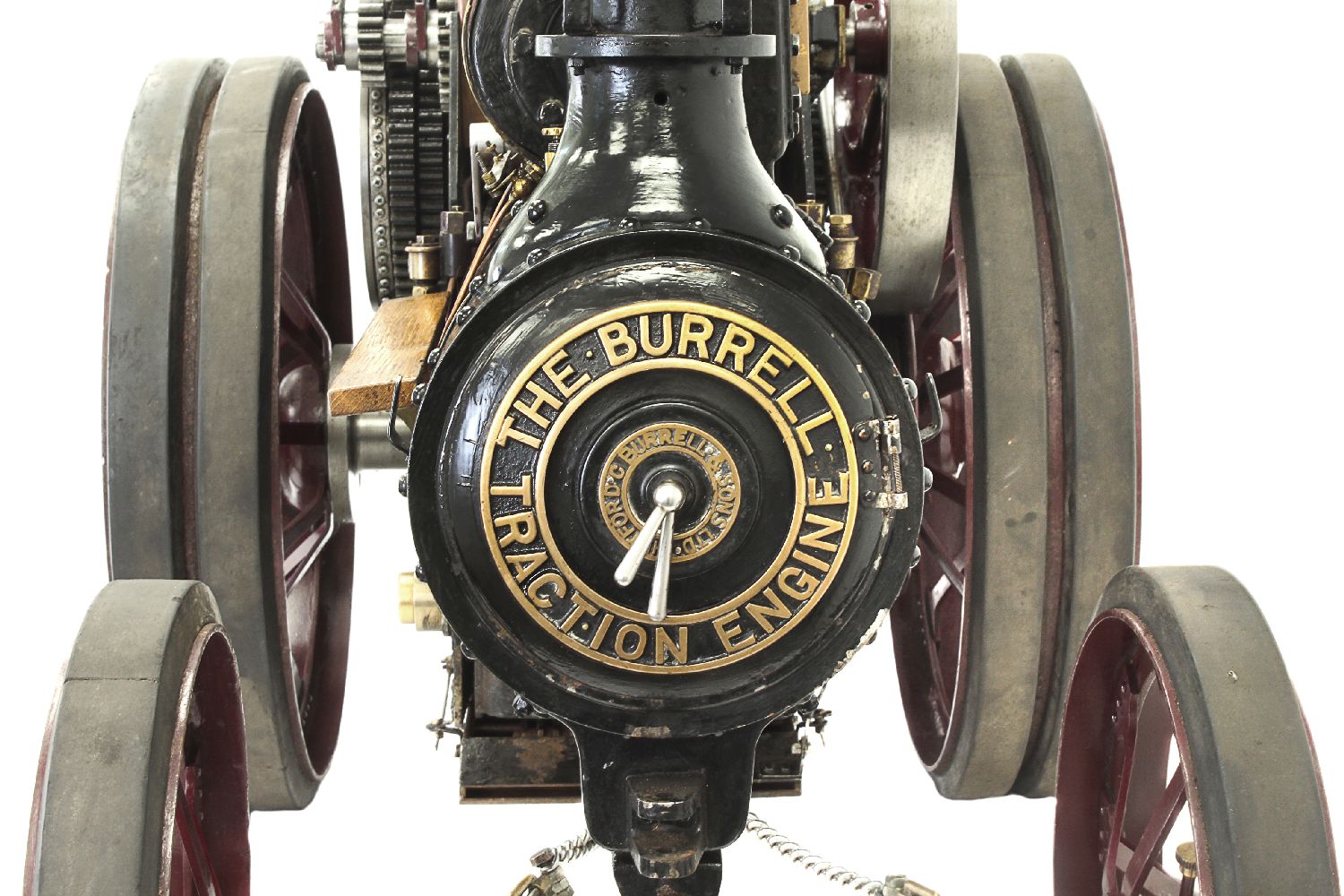 A well-engineered 3 inch scale Burrell 6 nhp agricultural traction ...