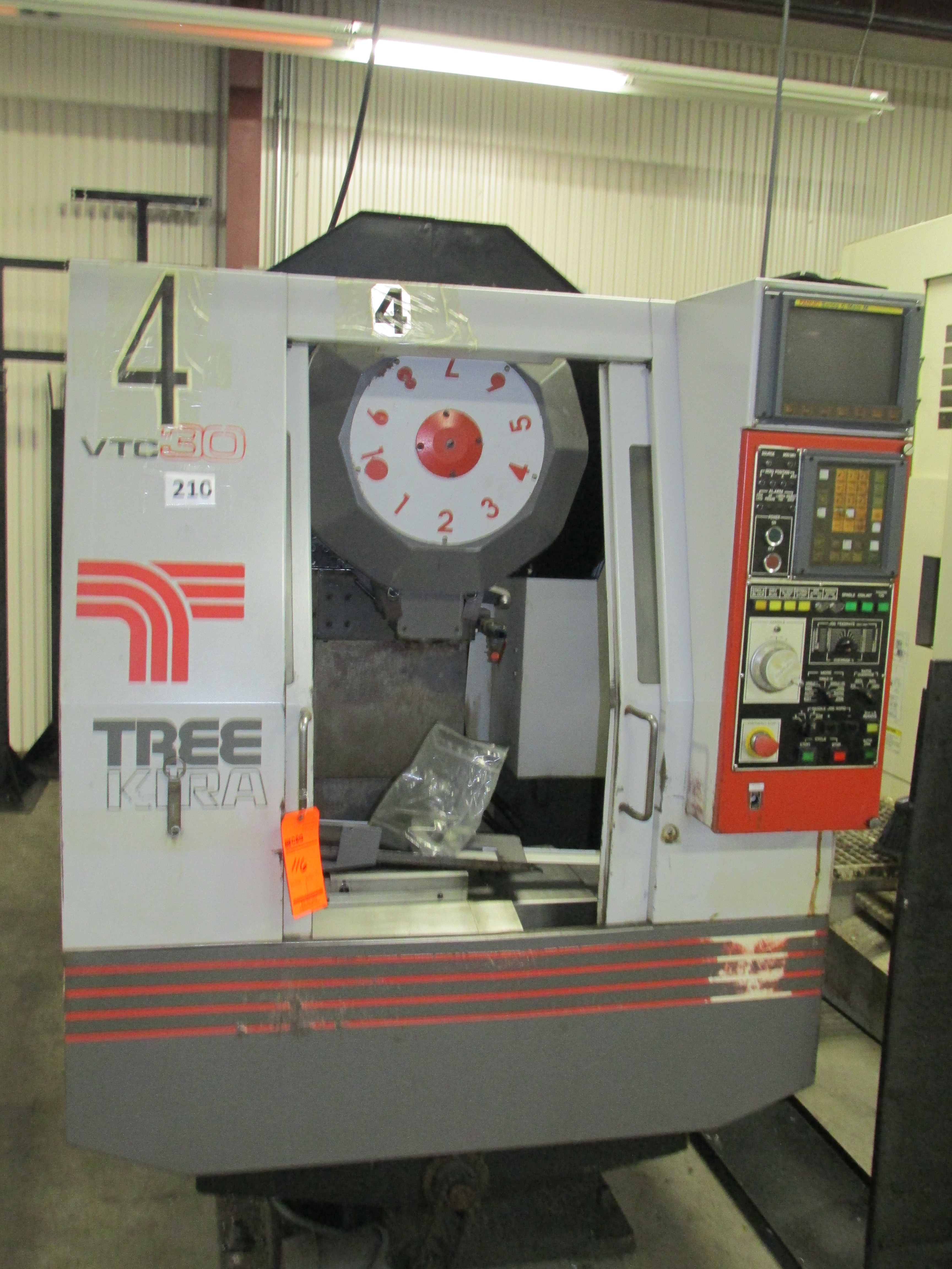 Tree Kira CNC drilling and tapping machine, M/N VTC-30, 10-position ...