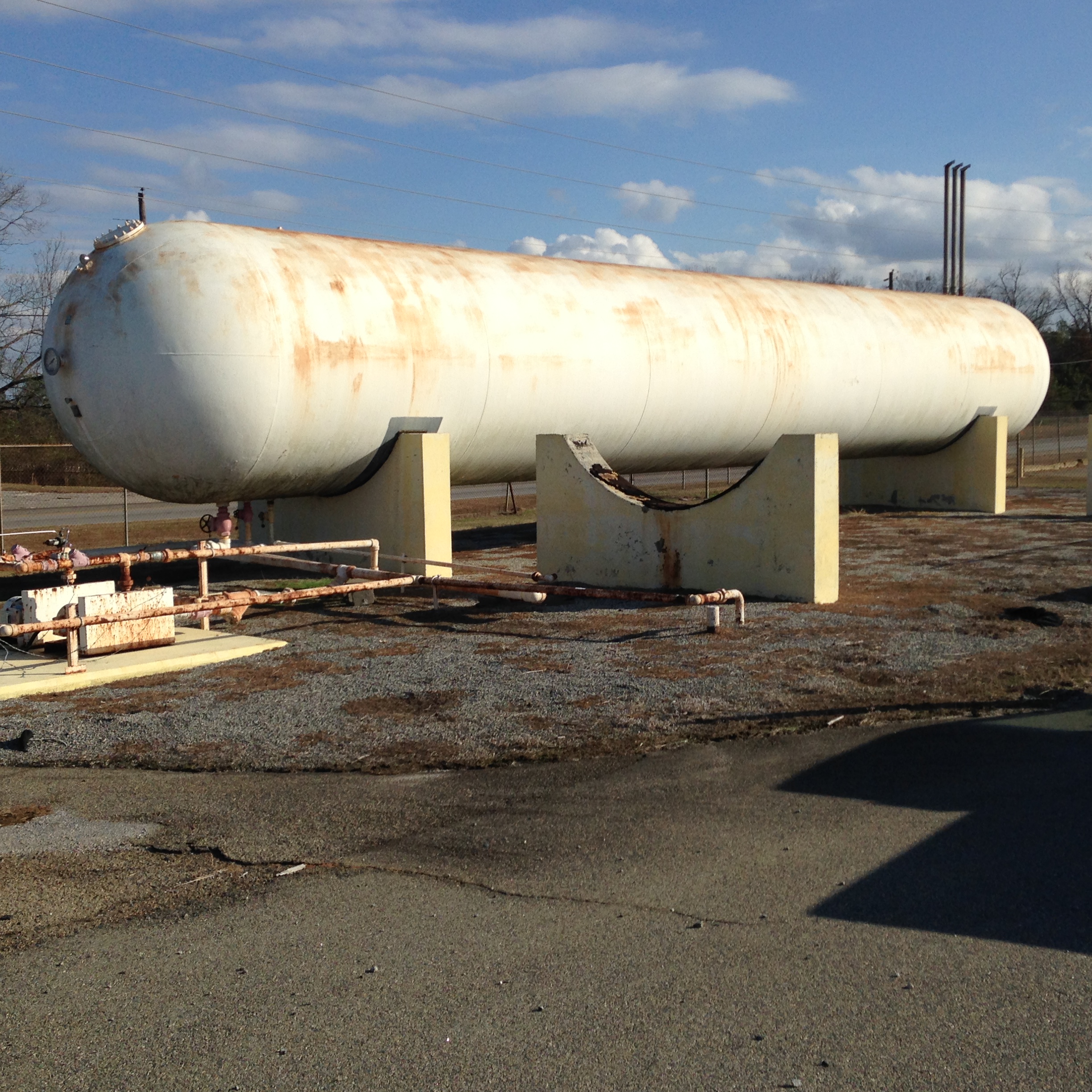 Trinity 30,000 gallon liquid propane tank, s/n 101183, (1977)