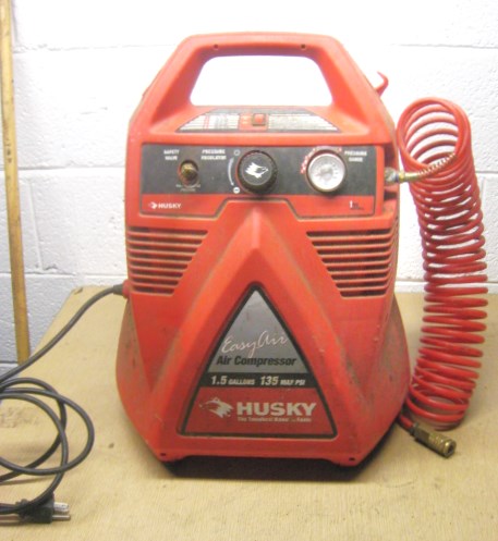 HUSKY MODEL Y1000, 1.5 GALLON 120V EASY AIR, AIR COMPRESSOR