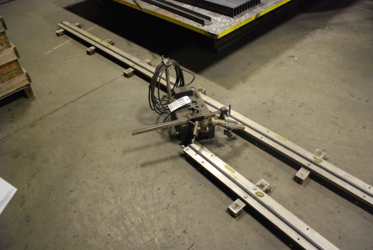 BUGO SYSTEMS MODEL GOF-3240-WD TRACK WELDER: S/N 05005221002-BB00; W/15 ...