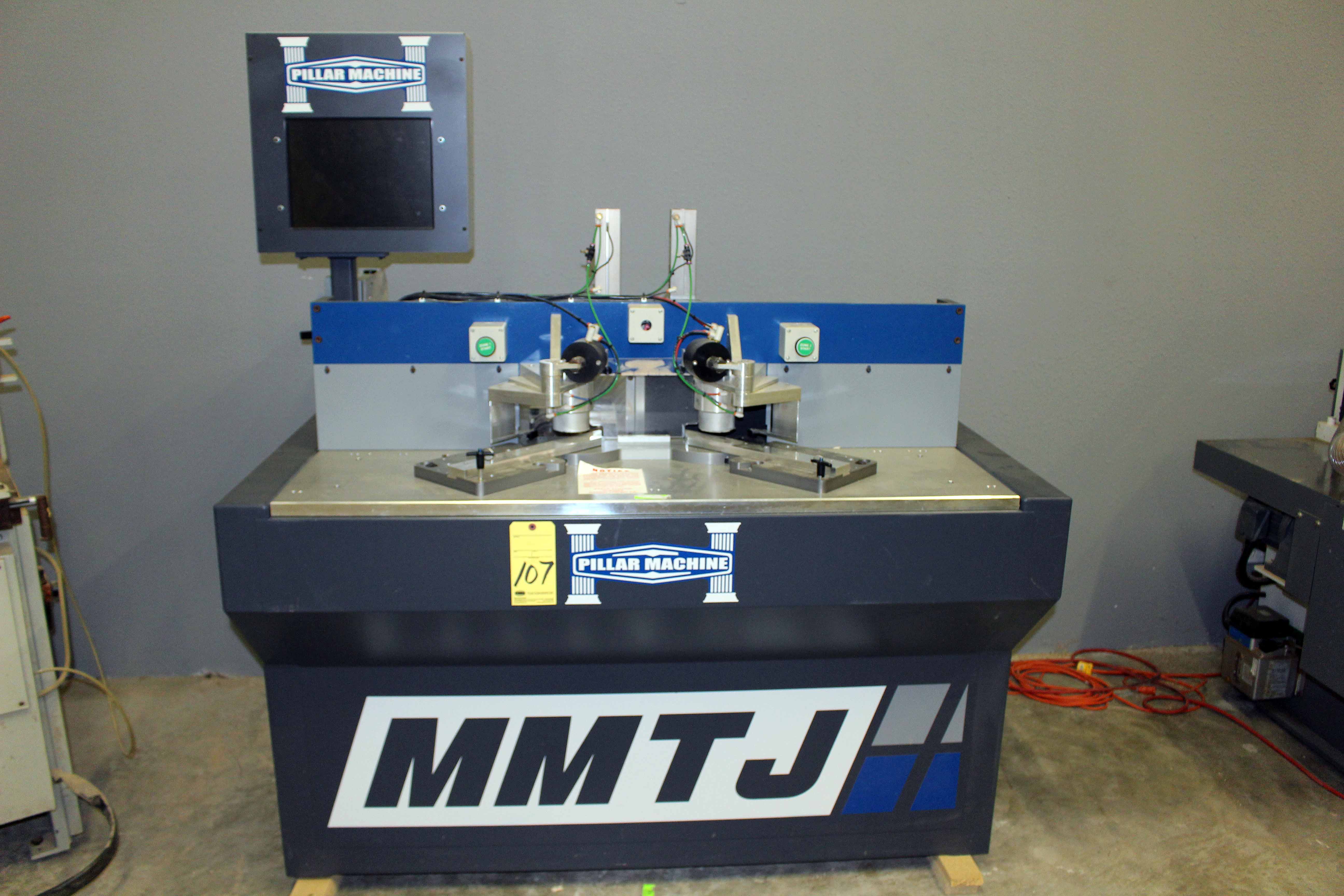 CNC MITER MACHINE, PILLAR MDL. MMTJ, new 2014, 3-axis CNC, 1" x 3.5 ...