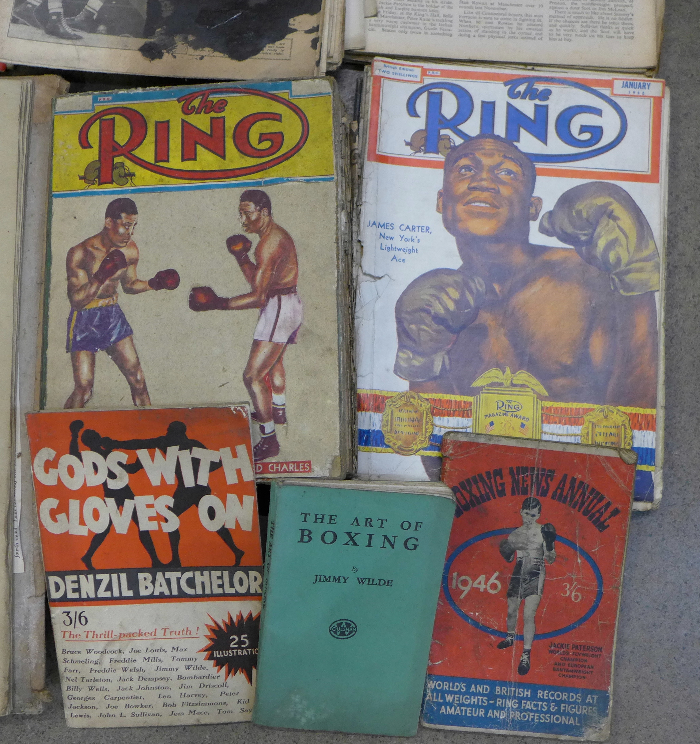 Boxing magazines from the 1940's and 1950's including Boxing News and ...