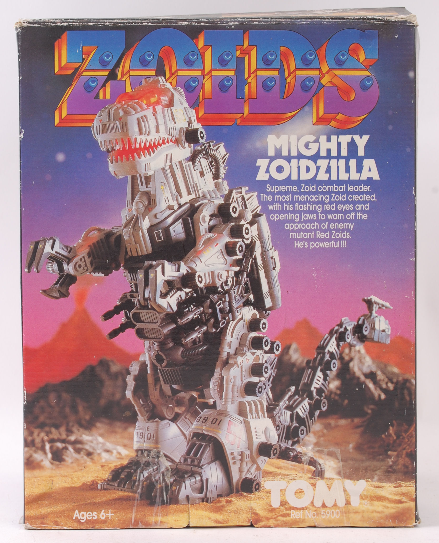ZOIDS; An original Tomy 5900 Zoids ' Mighty Zoidzilla ' within the ...
