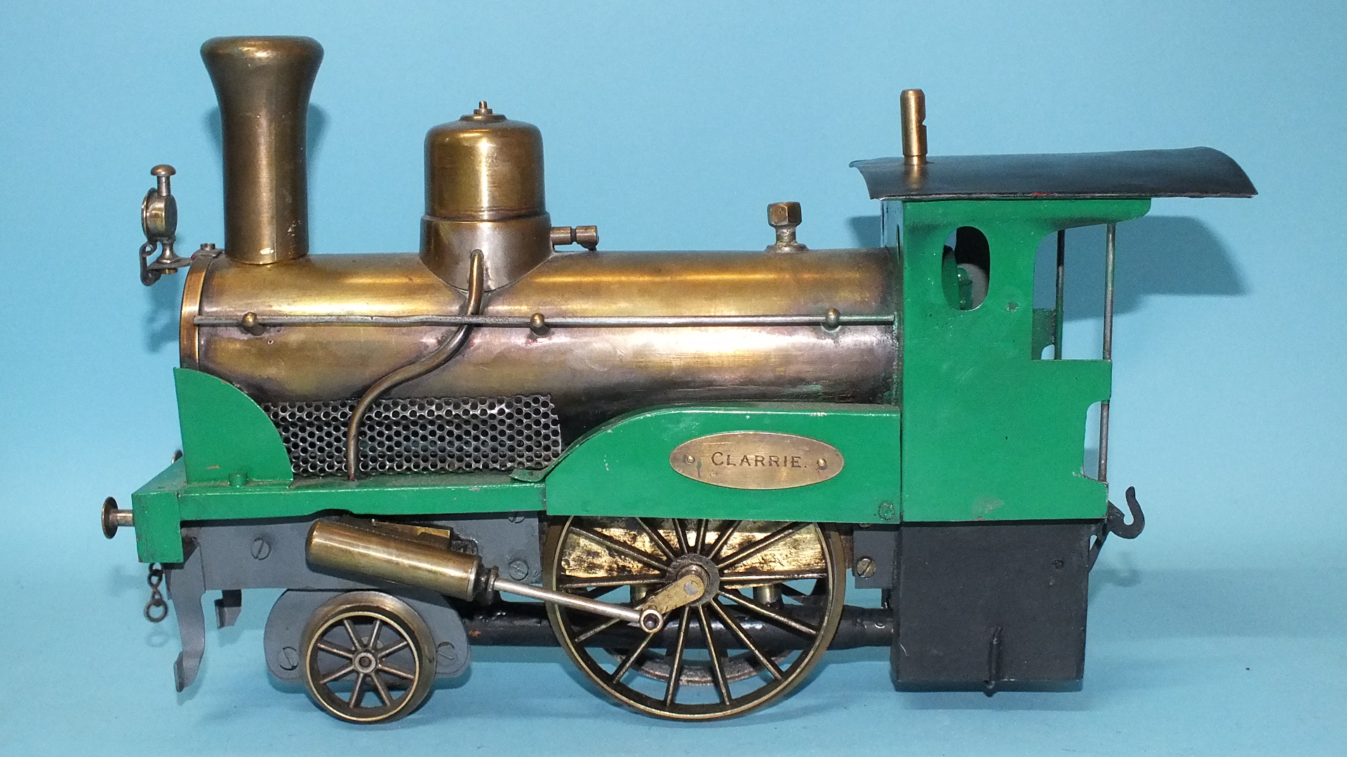 A late-19th century Bing live steam 1-gauge locomotive, (originally 4-2 ...