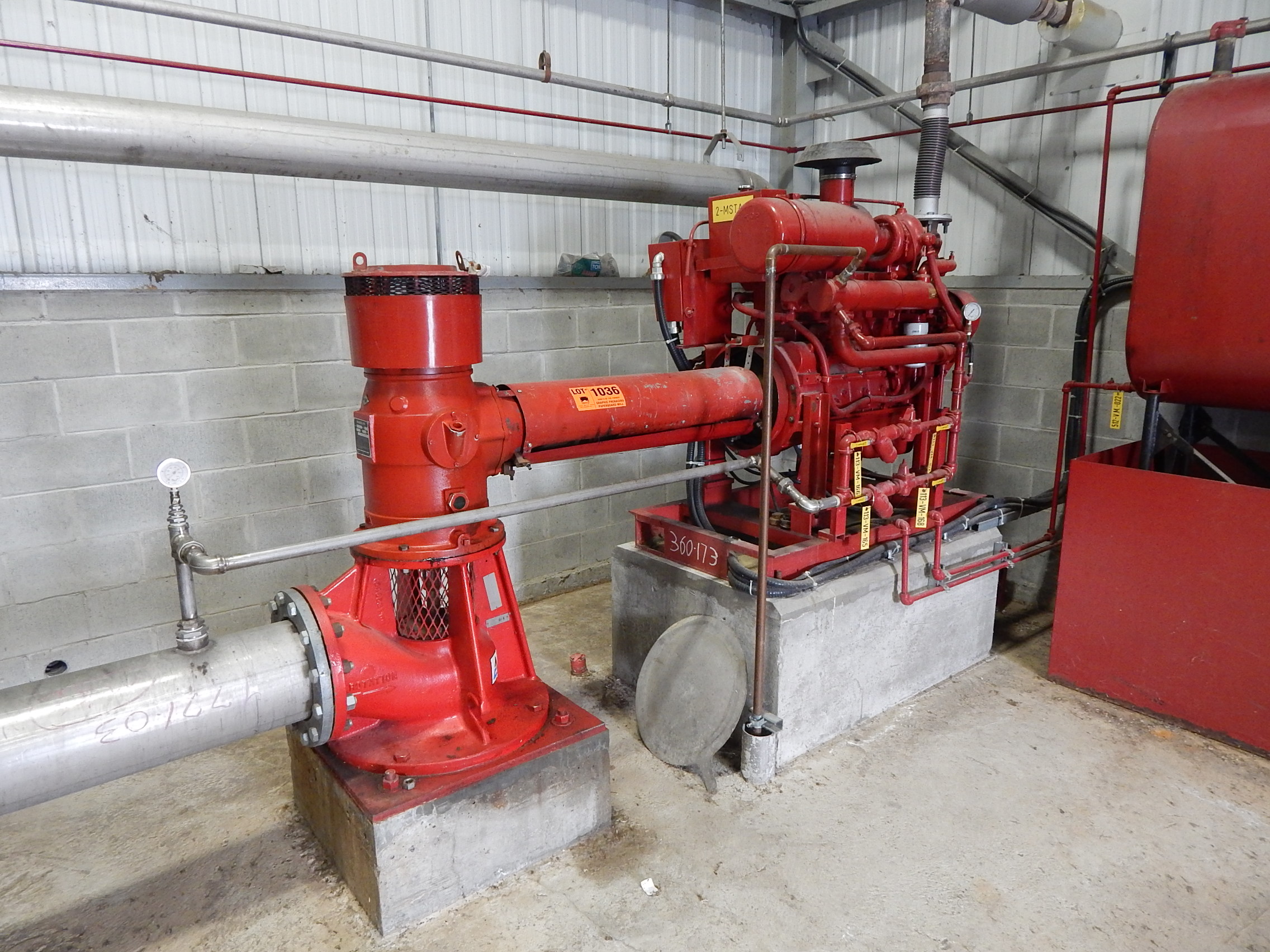 RANDOLPH M200 200HP DIESEL AUXILIARY PUMP (WATER TREATMENT) (CI)