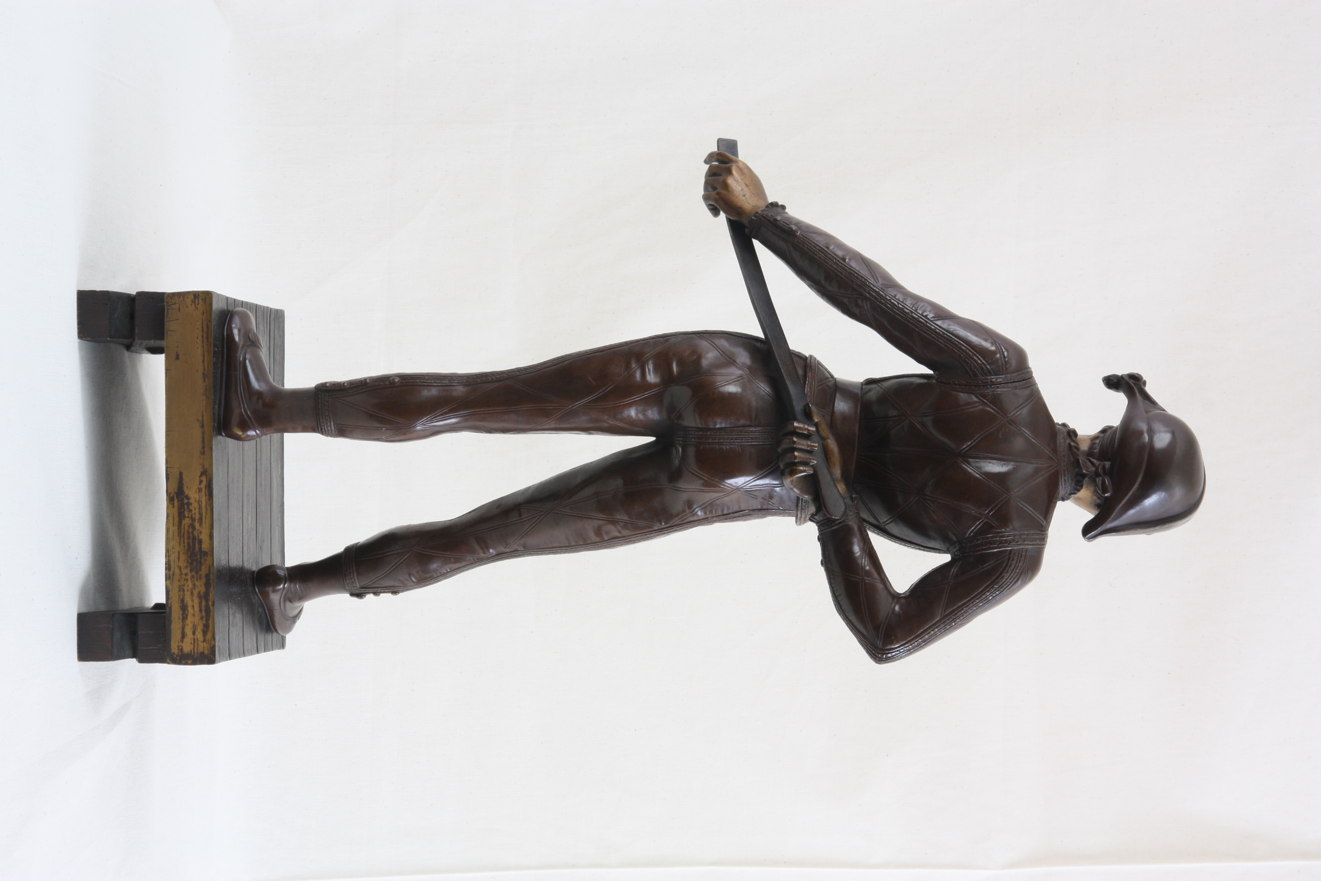 ALFRED PIERRE RICHARD A LATE 19TH CENTURY PATINATED BRONZE SCULPTURE of ...