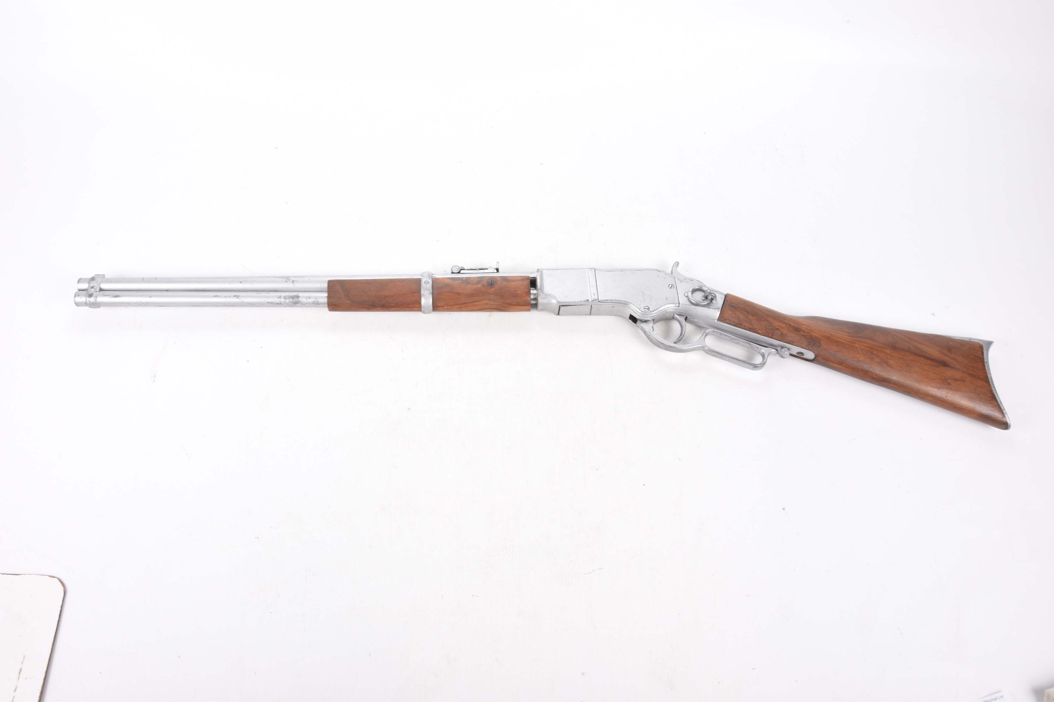 A copy of a Winchester rifle, 20th centuryThe toy rifle with 51cm ...